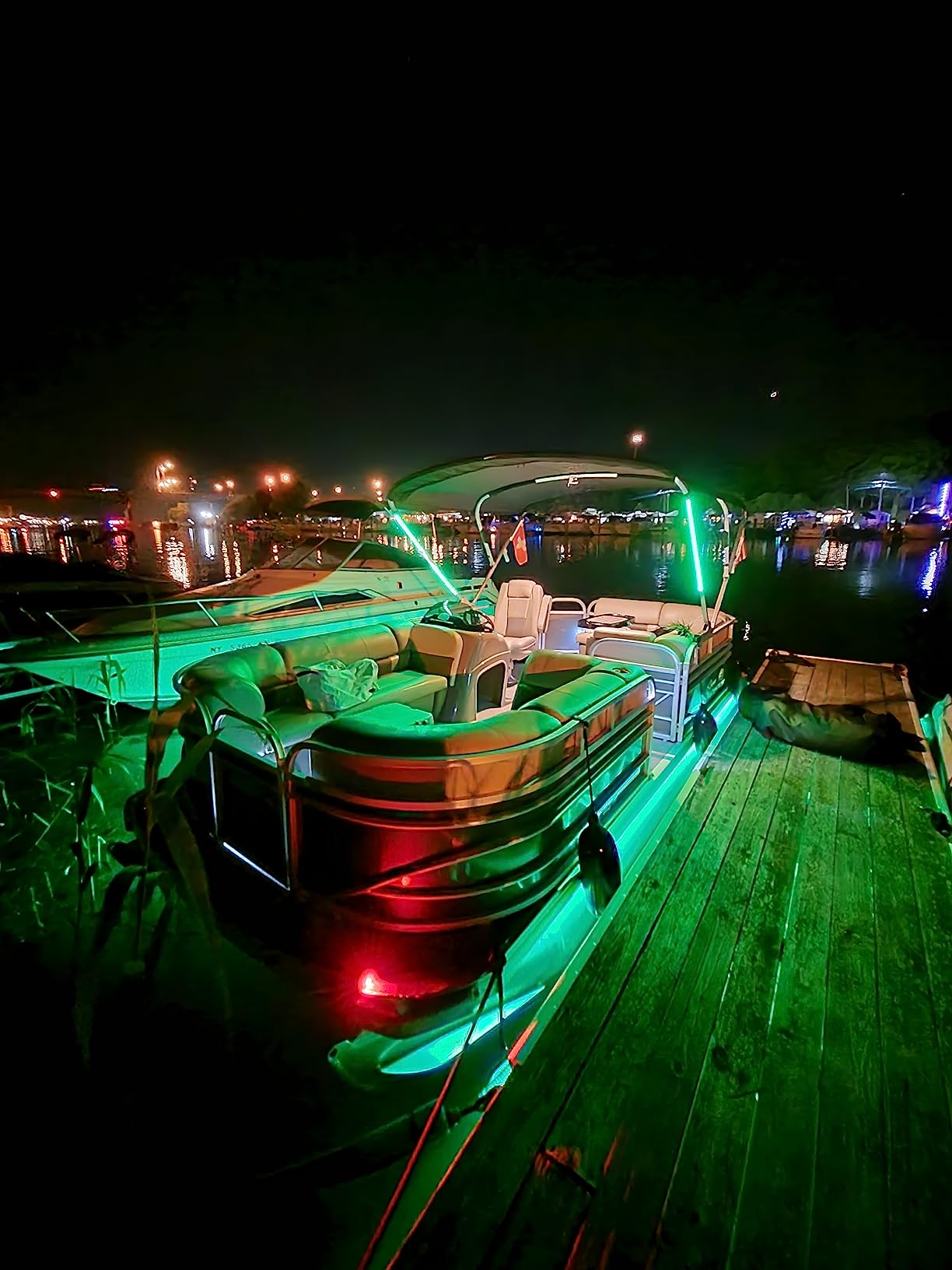 $8/mo - Finance LED Boat Strip Lights, 32.8FT Marine Pontoon Led Lights ...
