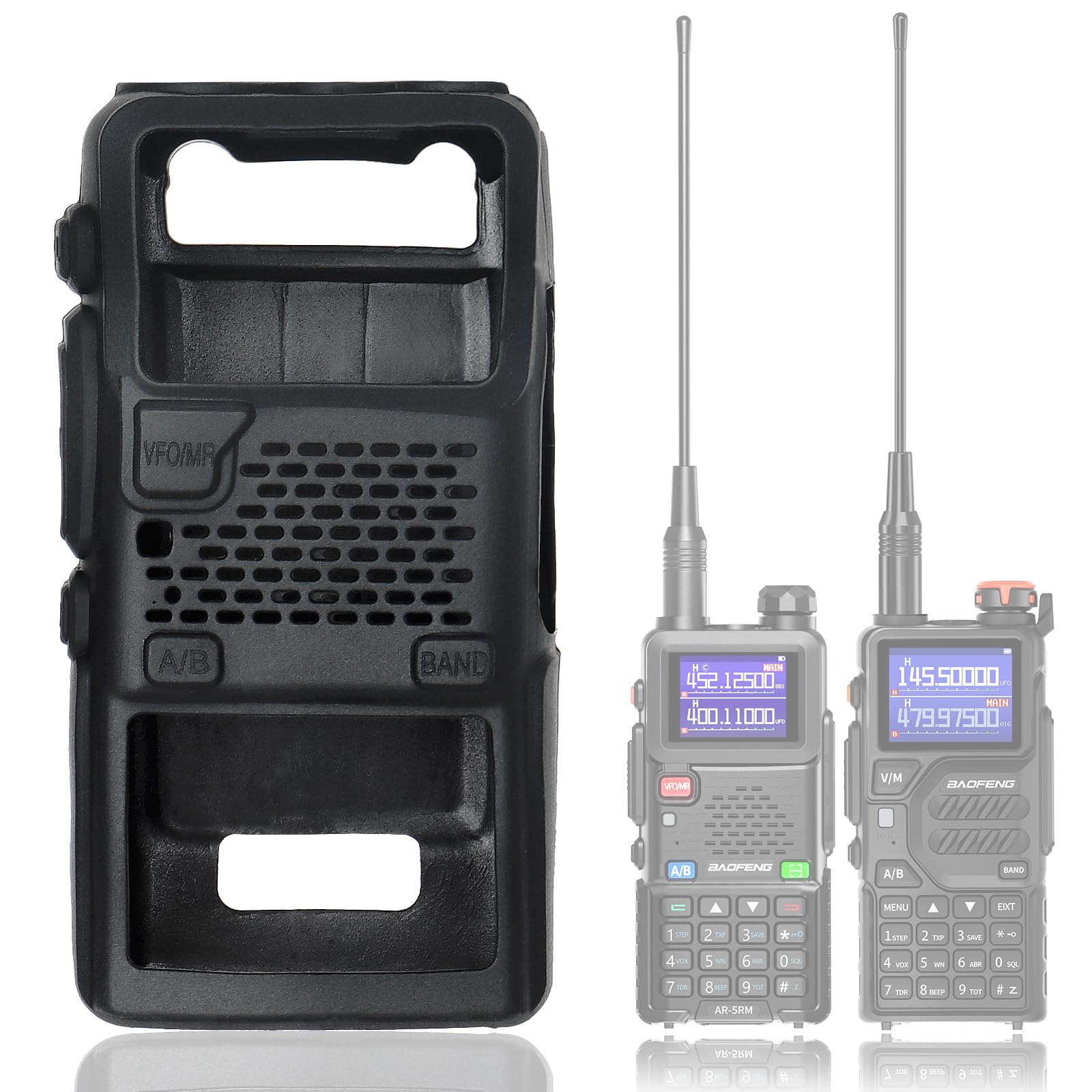 Amazon.com: Ham Radio AR-5RM Rubber Soft Case Walkie Talkie Protective ...