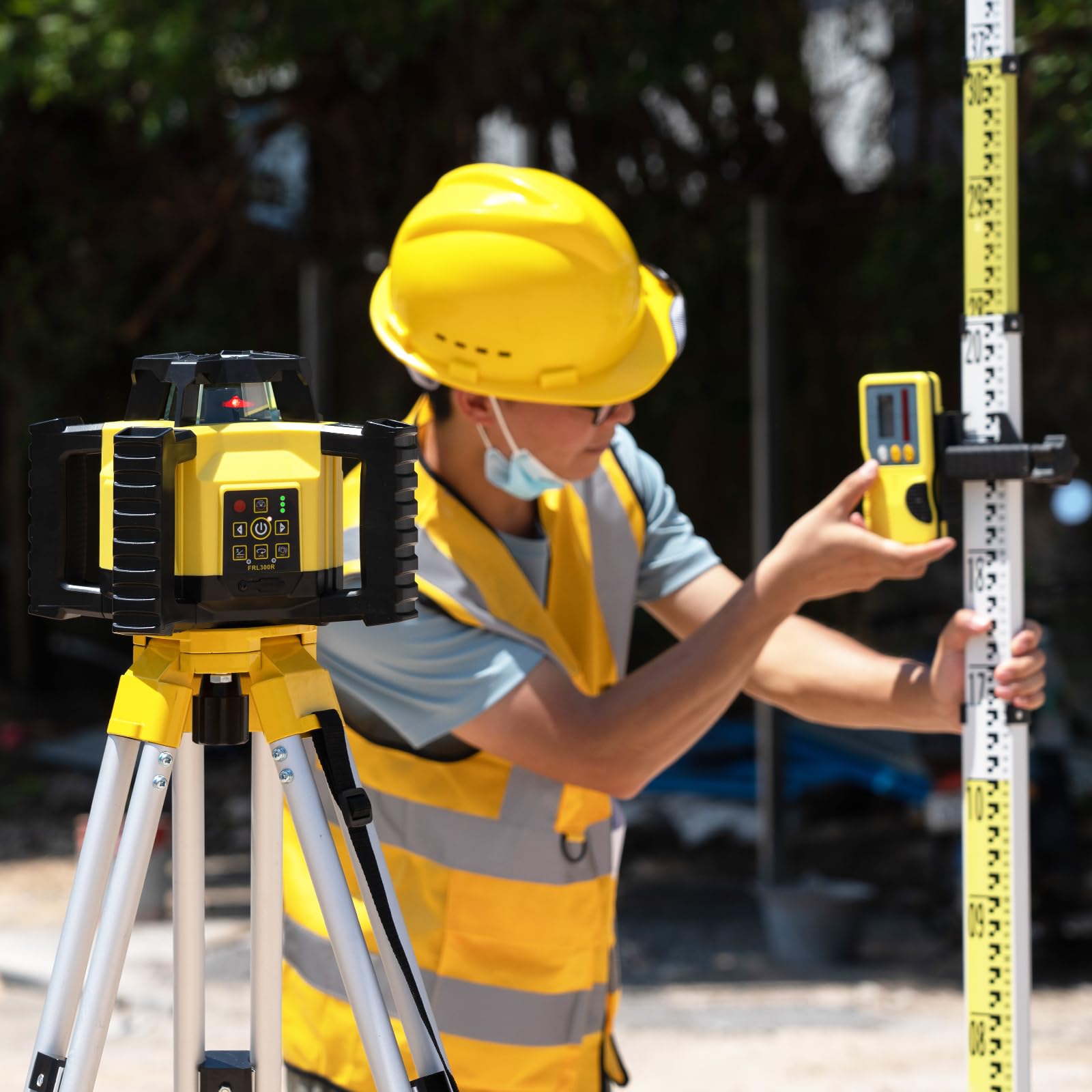Snapklik.com : Firecore FRL300R Rotary Laser Level Kit, 360 Degree Self ...