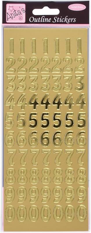 Amazon.co.uk: scrapbook numbers