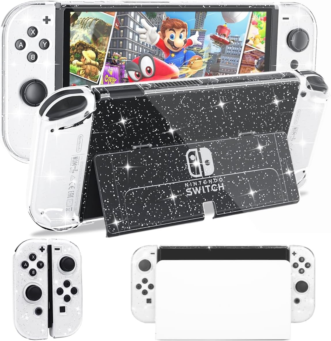 Amazon.com: Switch OLED Case for Nintendo Switch OLED, Dockable Case ...