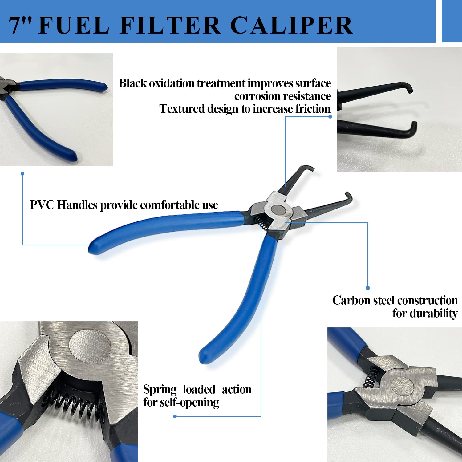 Snapklik.com : Fuel Line Pliers Set, Fuel Filter Calipers Hose Pipe ...