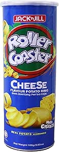Jack'n Jill Roller Coaster Cheese Flavour Potato Rings 100g : Amazon.ae ...
