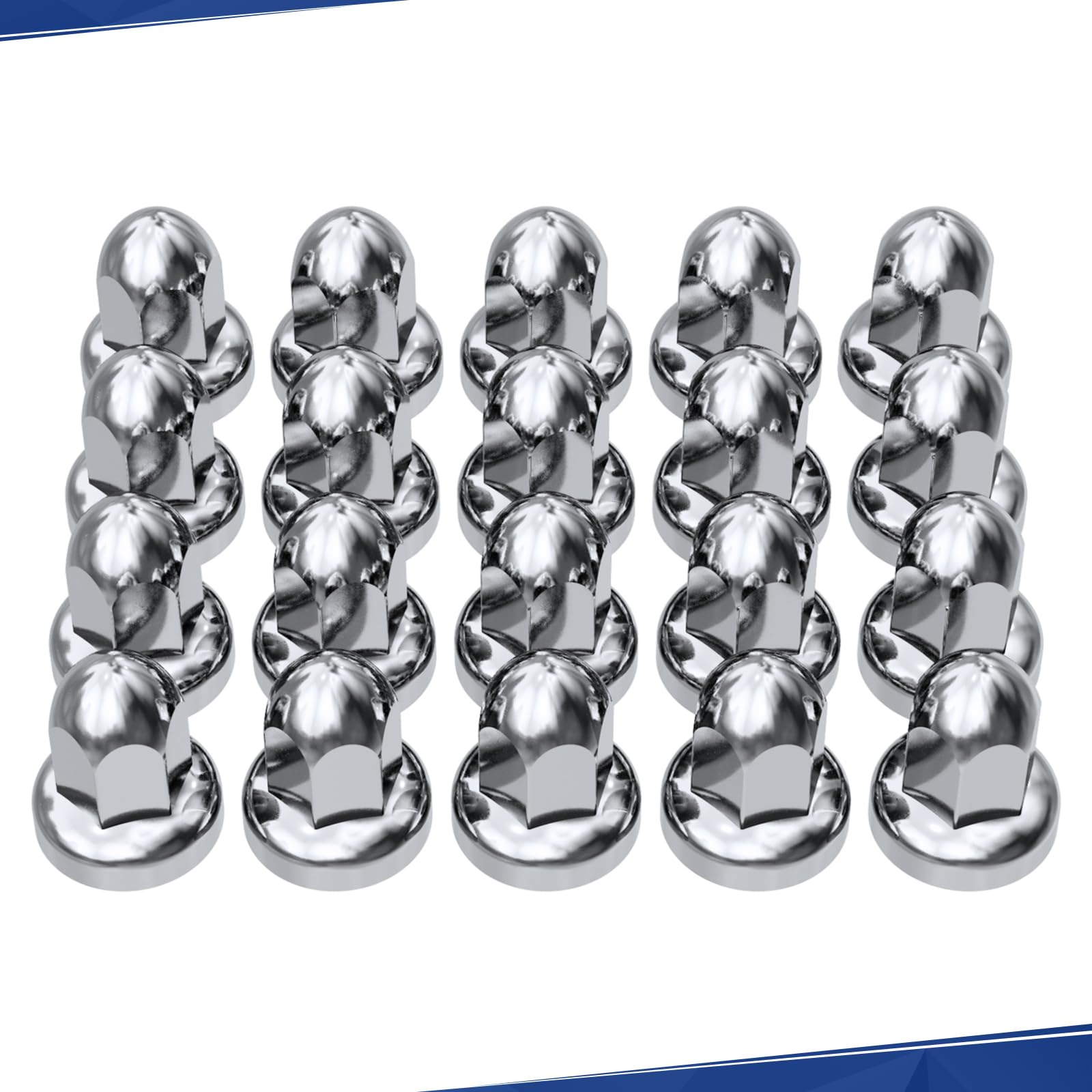 Snapklik.com : PENSUN 33 Mm Bullet Lug Nut Covers