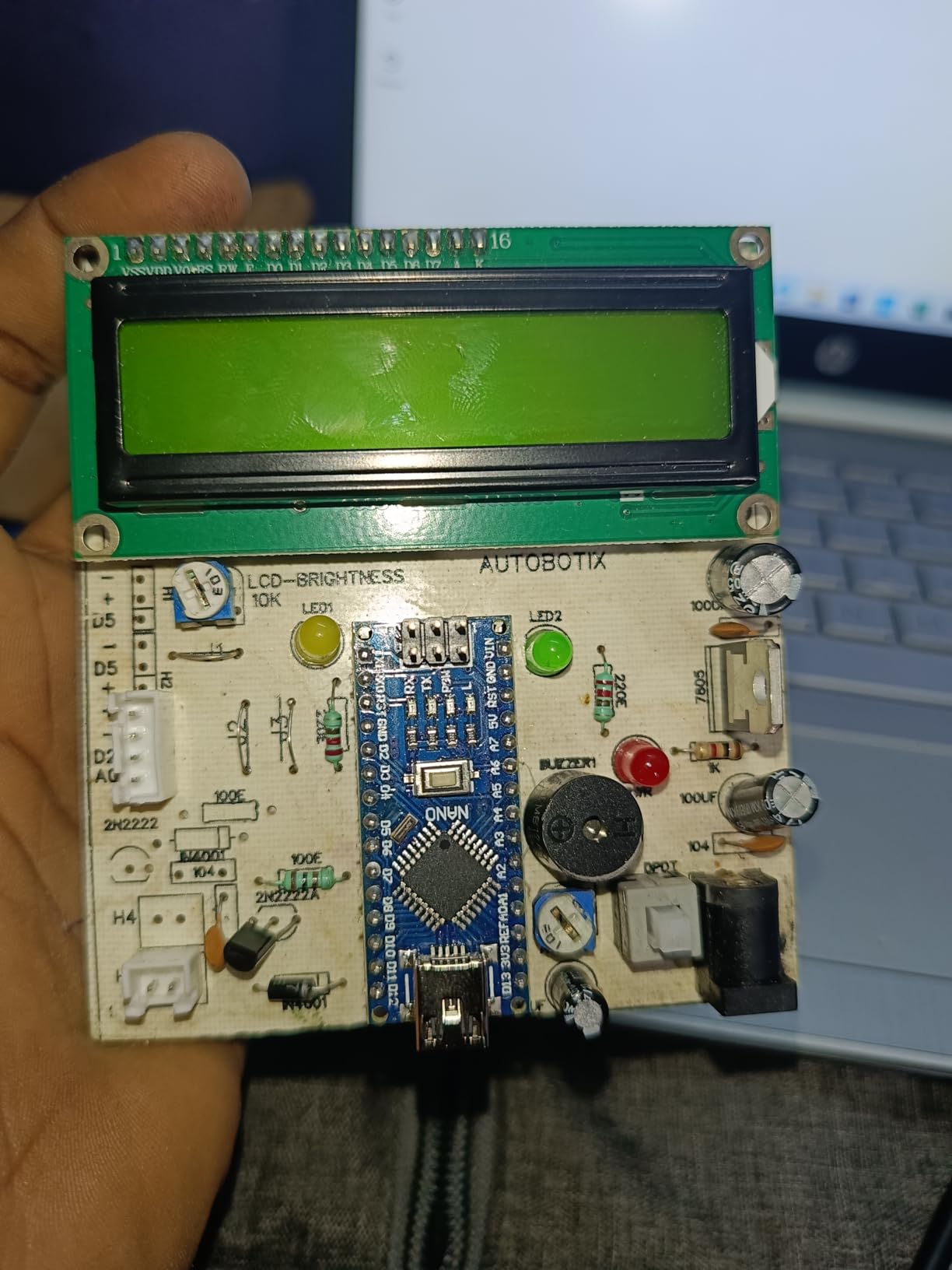 Auto Botix Alcohol Detection System DIY Project Kit for Accident ...