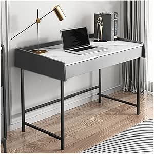 Amazon.com: Computer Desk Modern Desk Light Luxury Marble Texture ...
