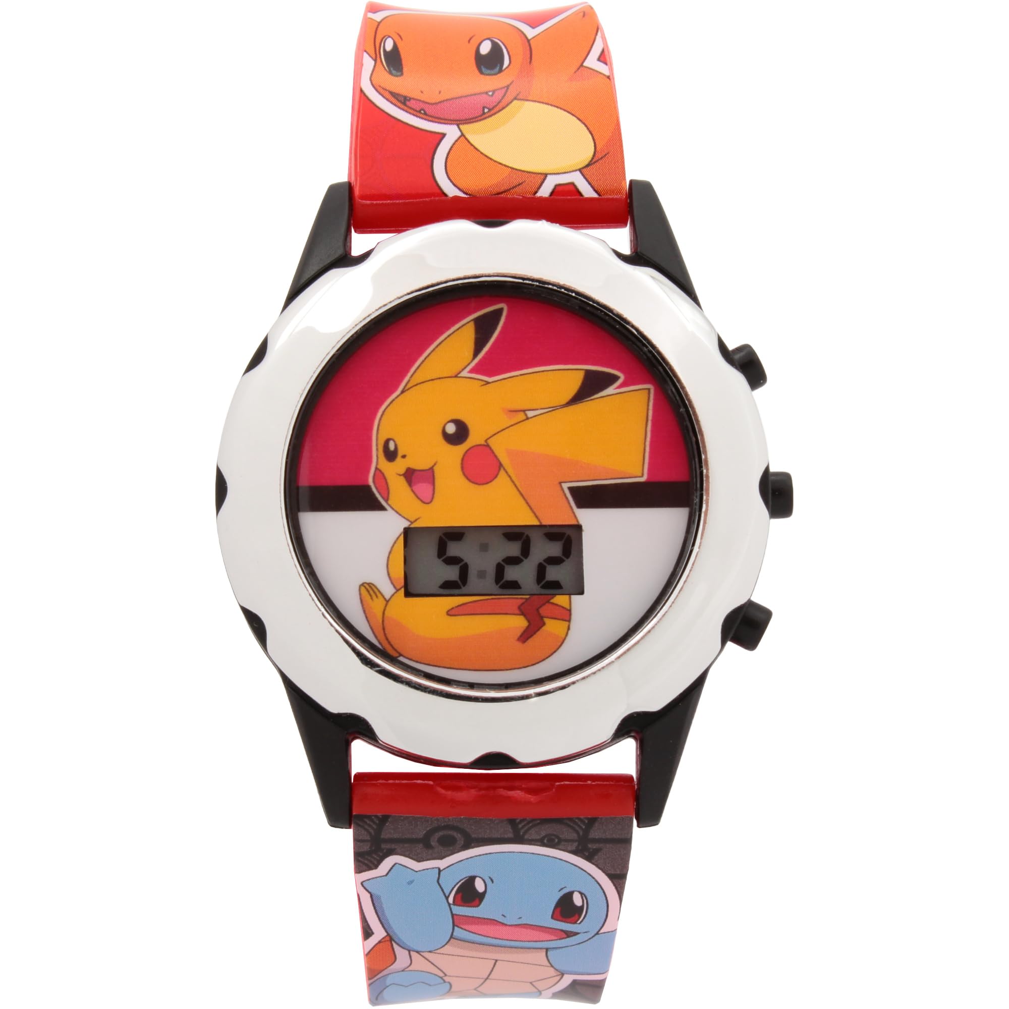 Pokemon Kids Flashing LCD Watch - Multicolour (POK4428AC) : Amazon.ca ...