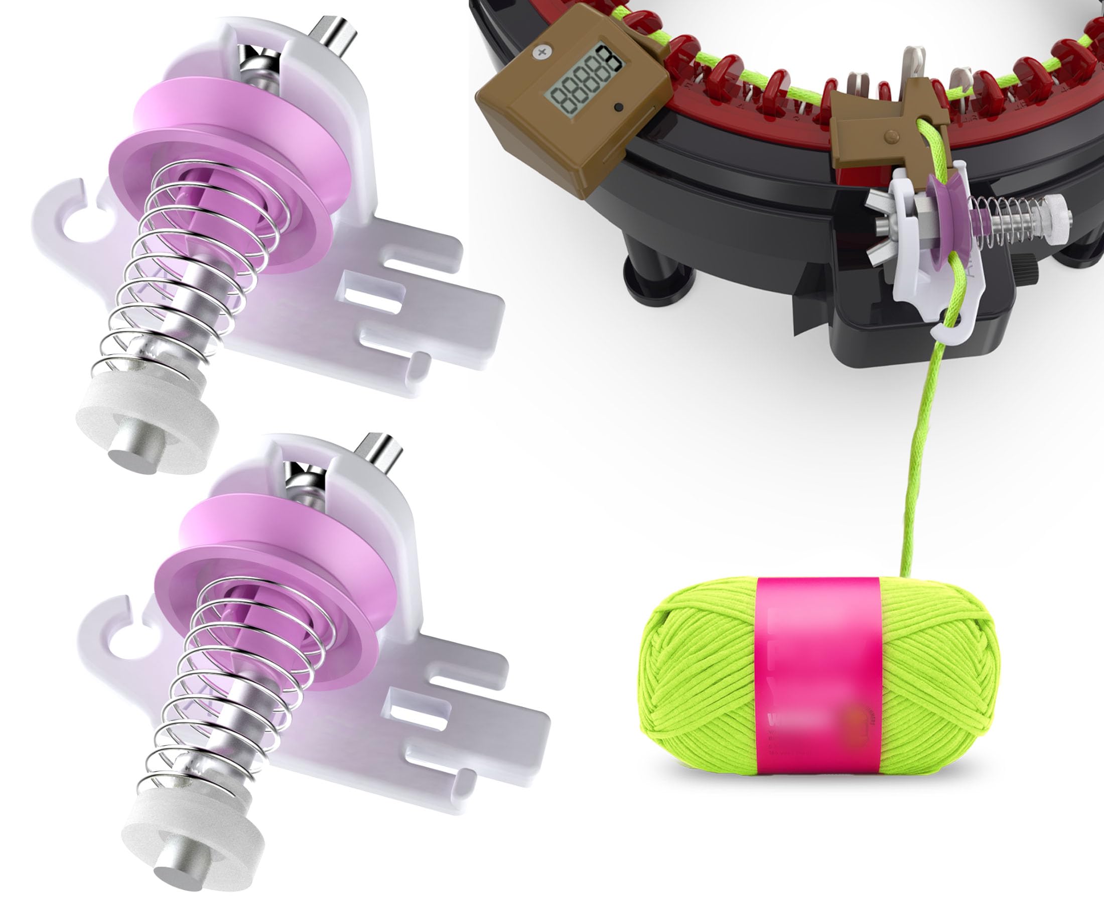 Snapklik.com : Knitting Machine TensionersCompatible For ADDI 46 Needle ...