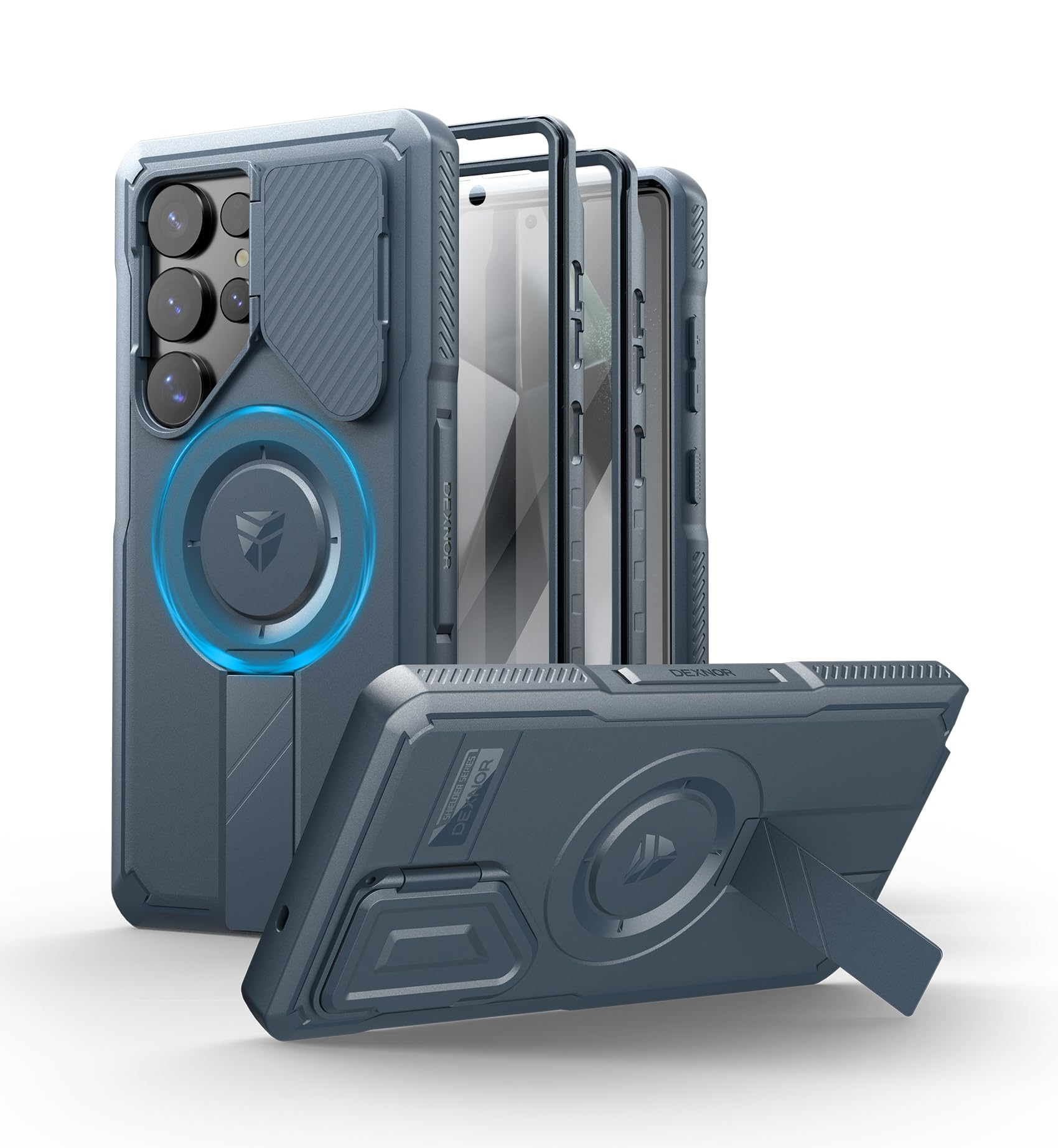 Amazon.com: Dexnor for Samsung Galaxy S25 Ultra Case with Camera Cover ...