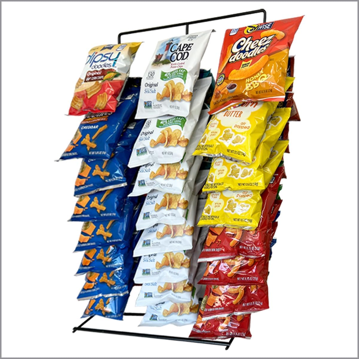 Amazon.com: Clip Strip Snack Rack Countertop Display Stand, Metal, 2 ...