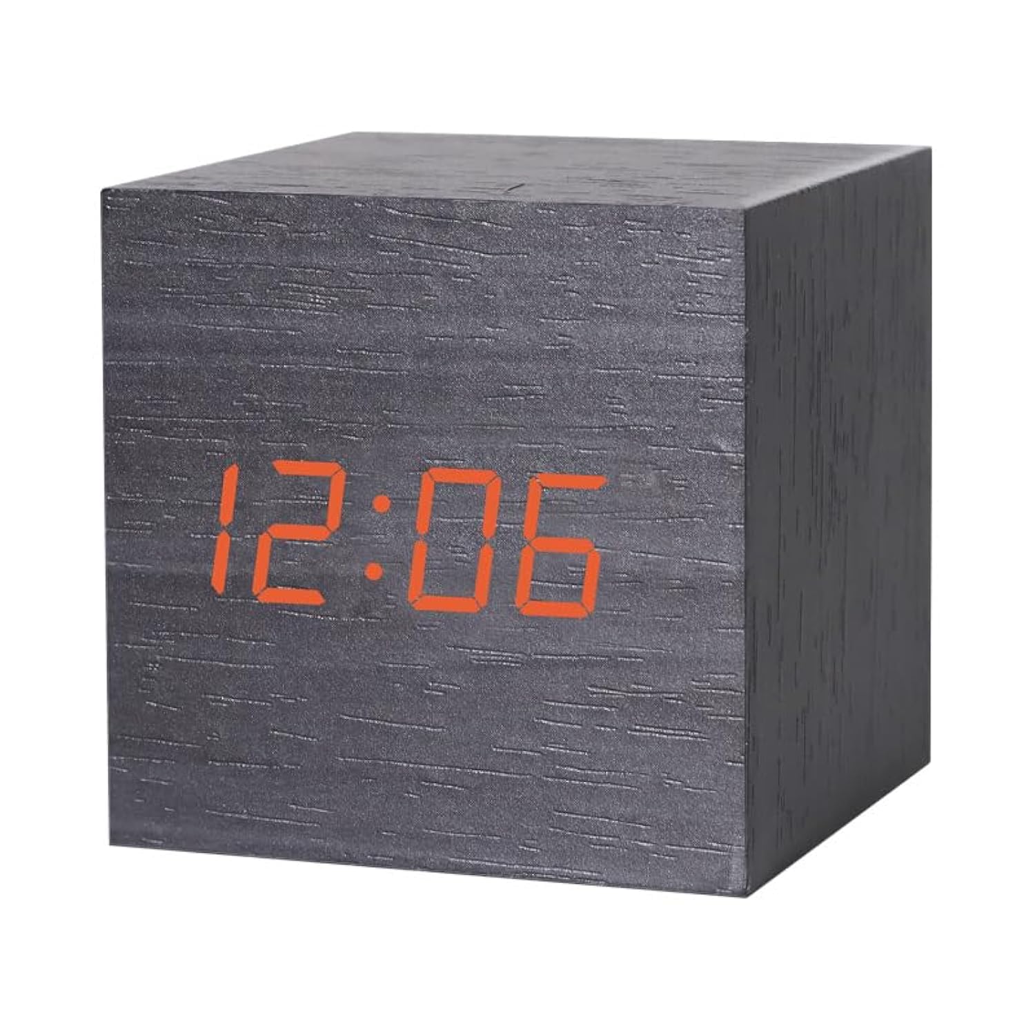 Amazon.com: TorSor Wooden Alarm Clocks Digital LED Display with Voice ...