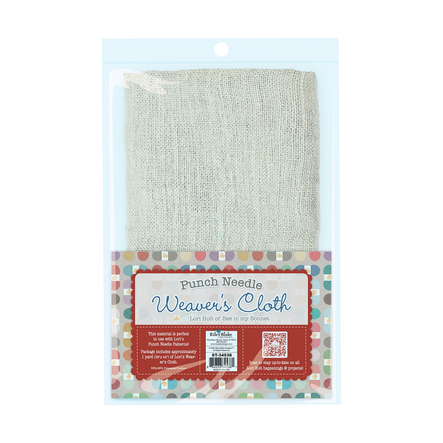 Amazon.com: Punch Needle Weaver’s Cloth – 36'' x 44'' Polyester/Cotton ...