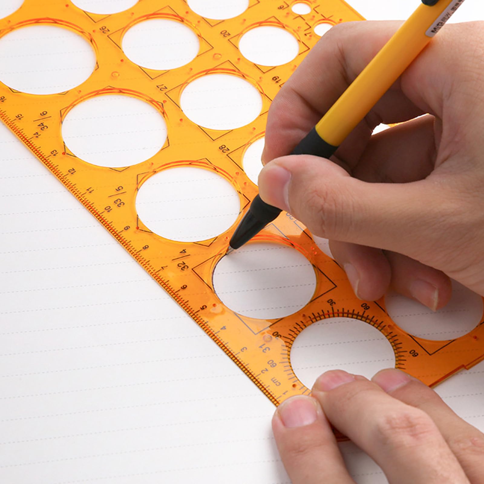 Template Maker YZWEI Drawing Templates, Drafting Stencils, Circle ...