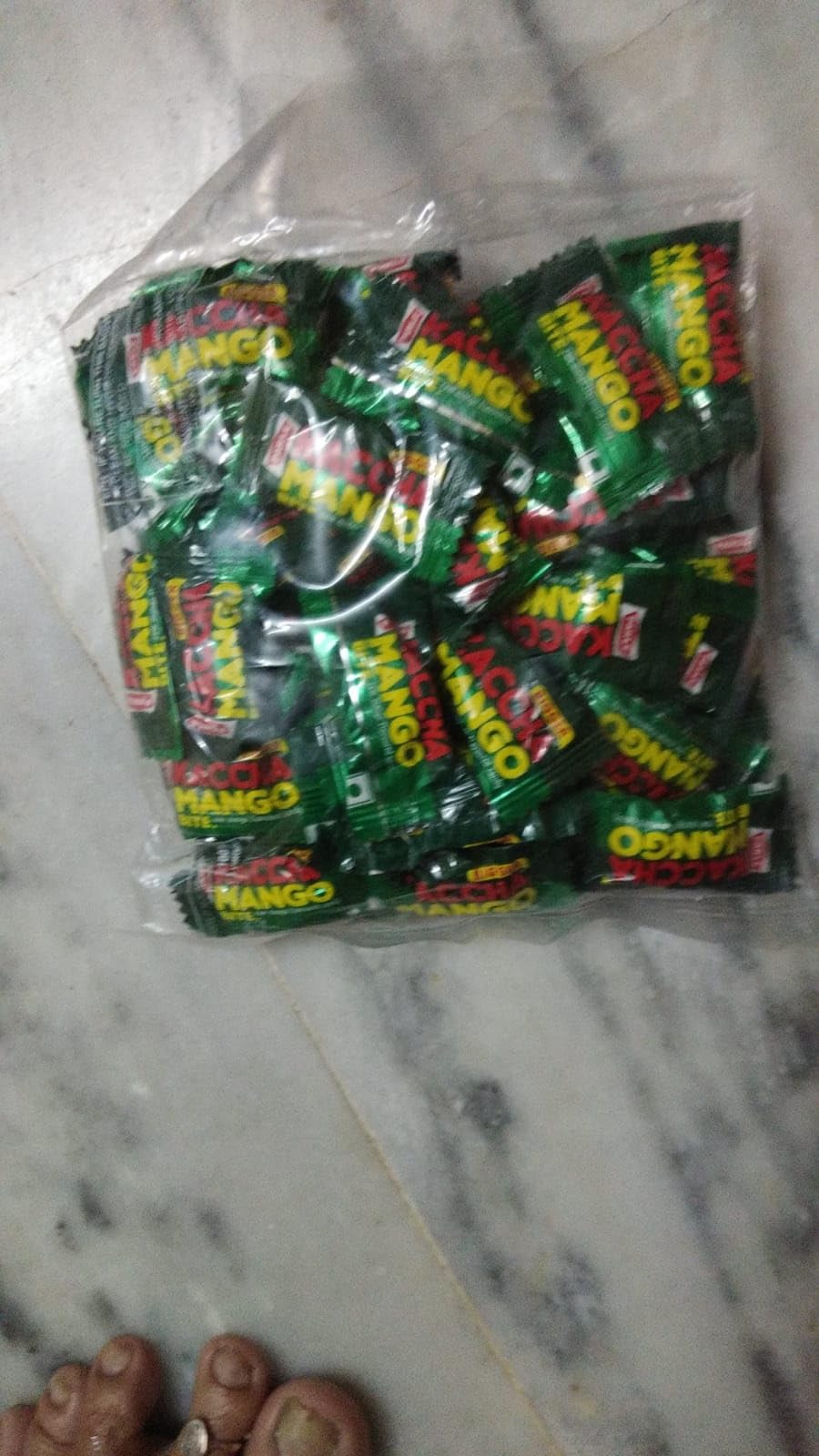 PARLE Kaccha Mango Bite Raw Mango Flavoured Candy, 1 Jar, (Including ...