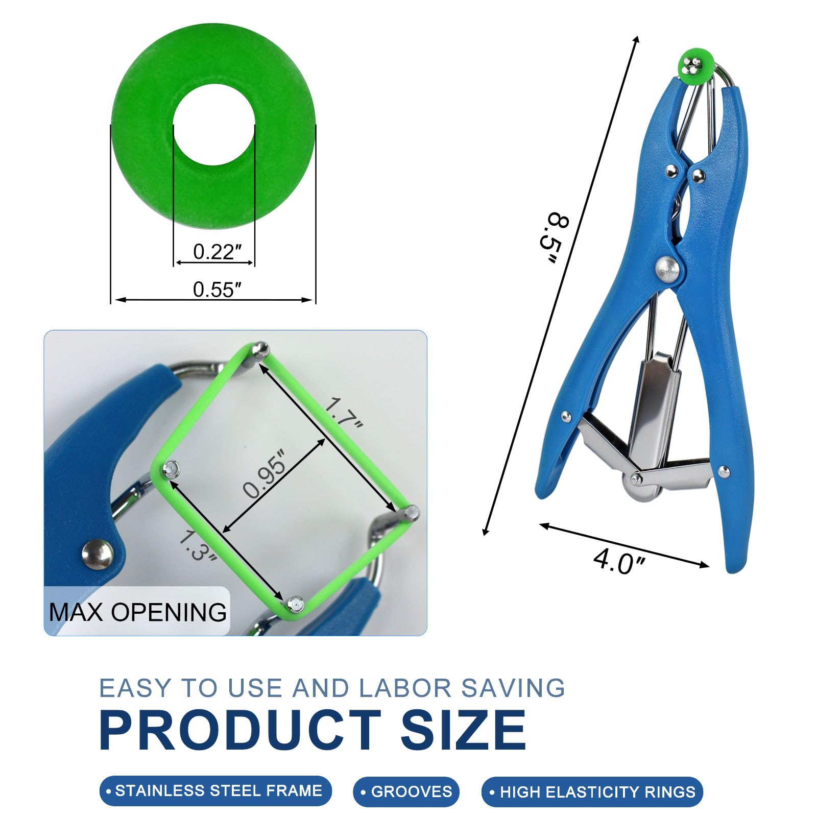 Snapklik.com : VET.PLUS Goat Banding Kit Calves Banding Tool, Expander ...