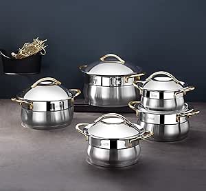Hapistuff - 10 Piece Vivaldi Ecoten Stainless Steel Induction Cookware ...