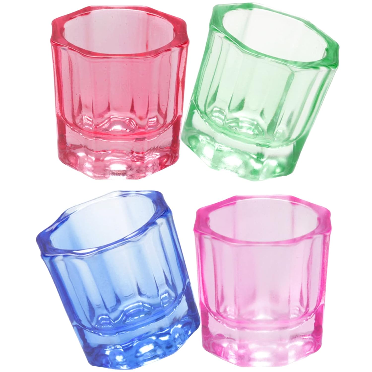 Amazon.com: Drehdy 4 Pack Dappen Dish Cups for Nail Art Acrylic Liquid ...