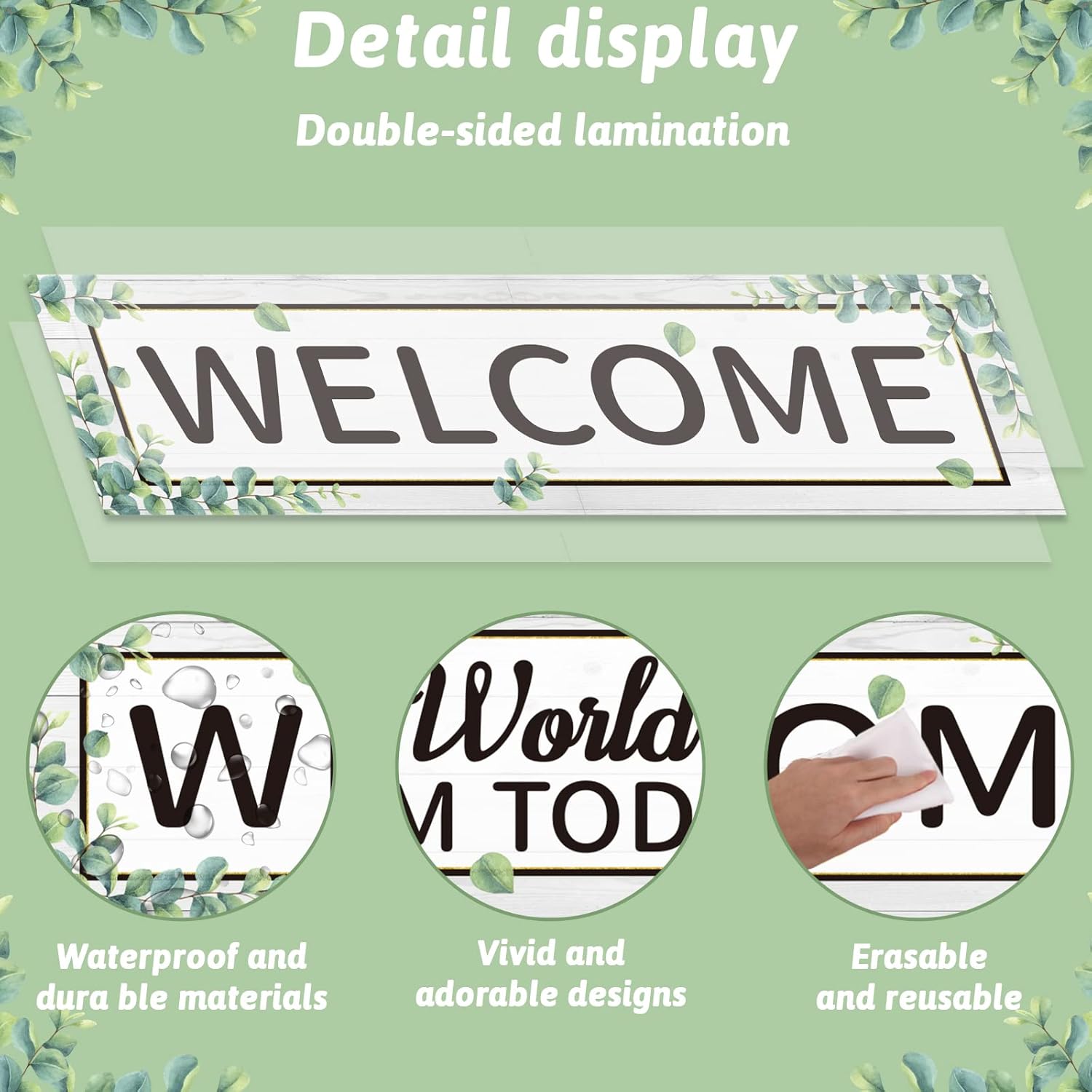 Eucalyptus Classroom Decorations Classroom Welcome Philippines | Ubuy