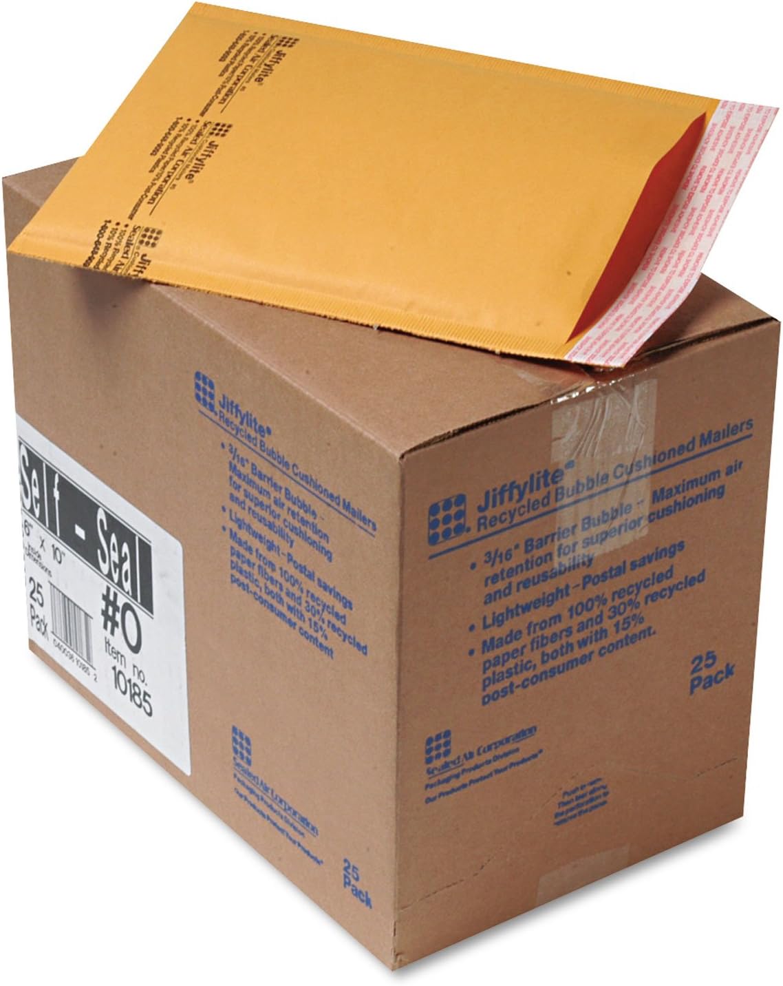 Amazon.com : SEL10185 - Sealed Air Jiffylite Self-Seal Mailer ...