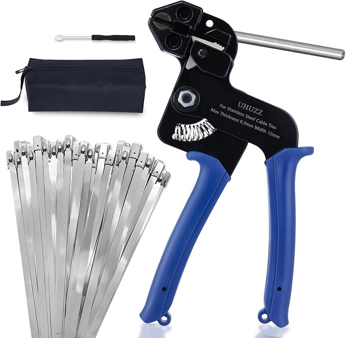 Amazon.com: Metal Zip Tie Tool - Cable Tie Gun for Fastening and ...
