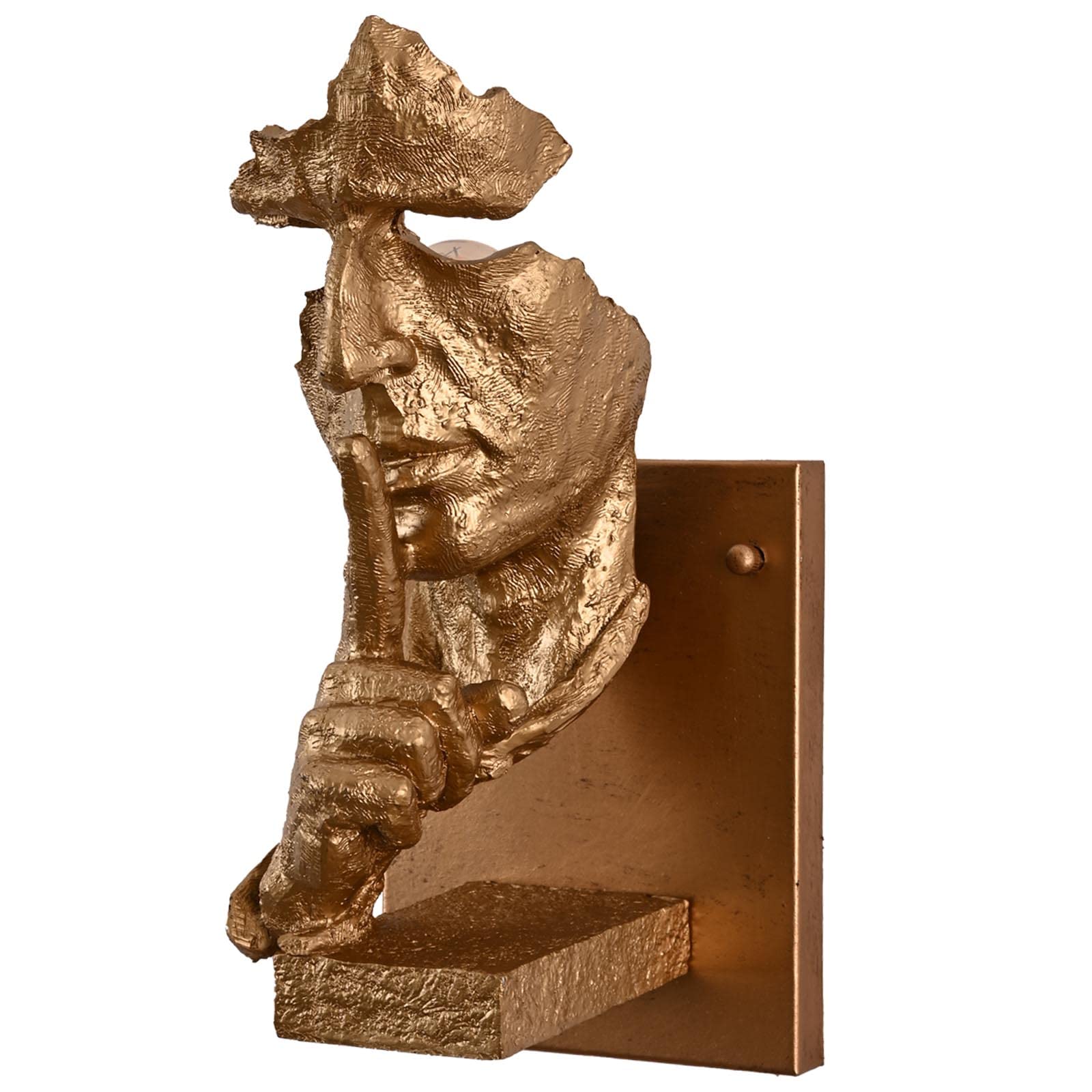 Industrial Vintage Wall Light Fixture, Unique 1 Light Face Wall Sconces ...