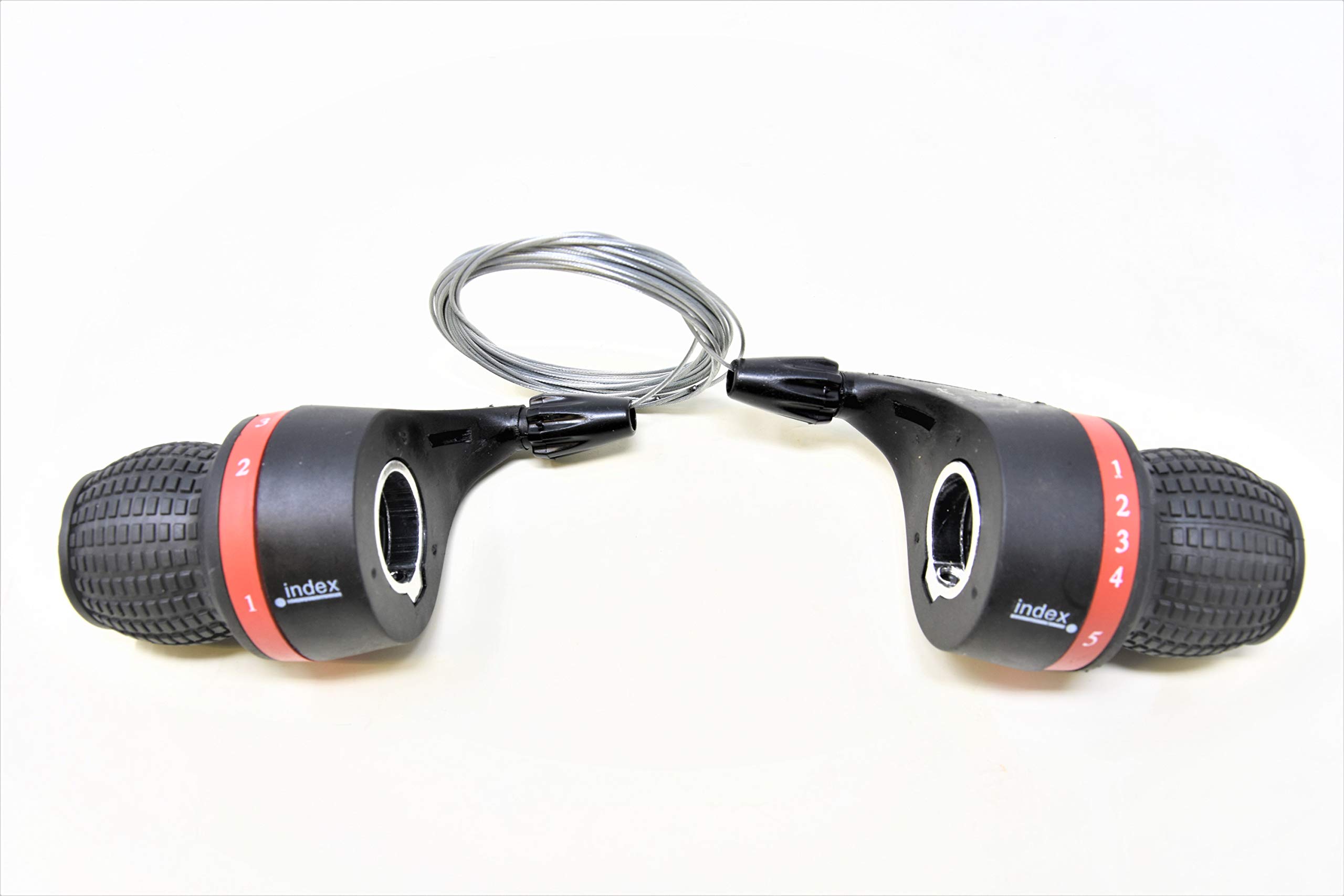 Buy PAIR SHIMANO COMPATIBLE 15 SPEED TWISTGRIP BIKE INDEXED GRIP ...