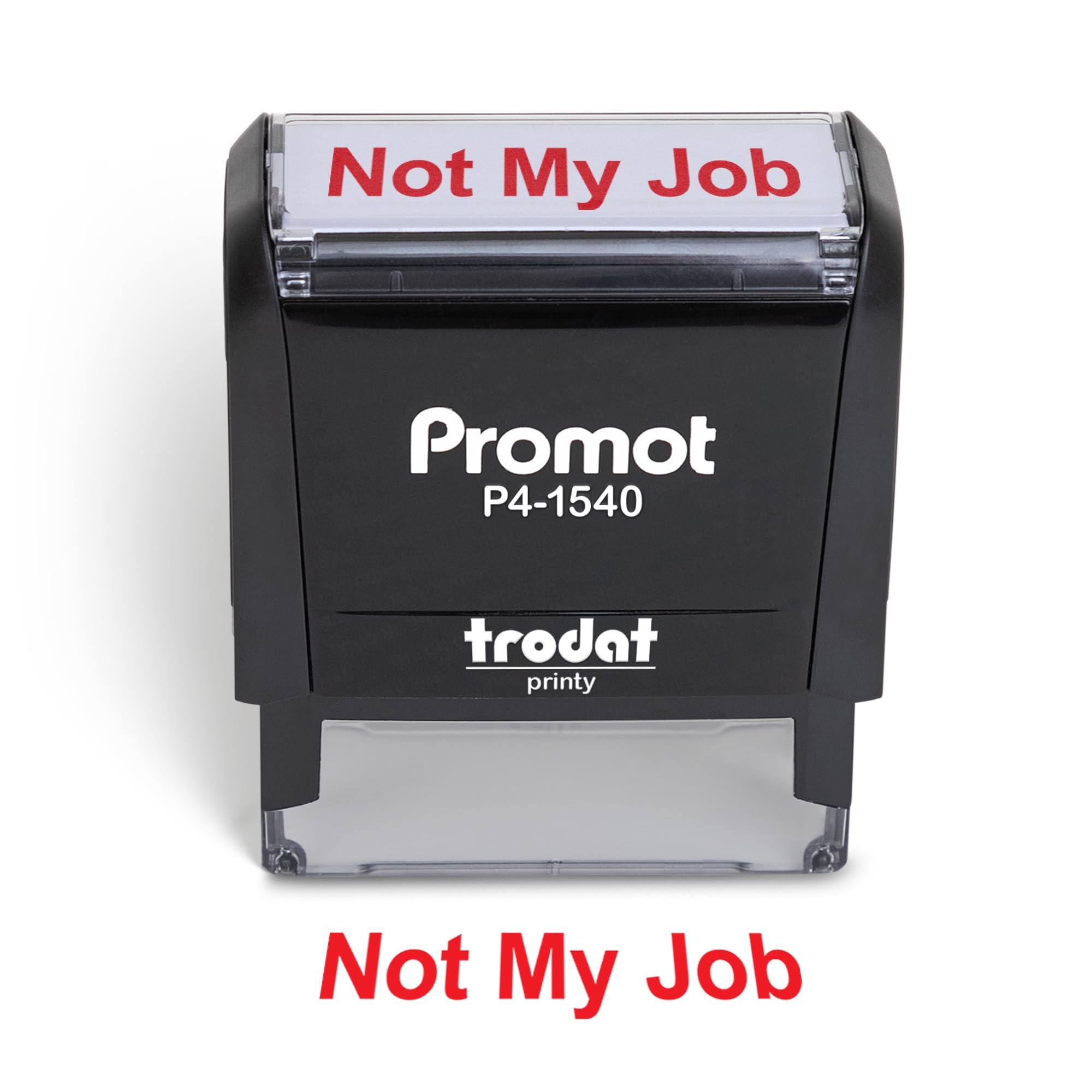 Amazon.com : Promot Stamp - Not My Job - Self Inking Rubber Stamp ...