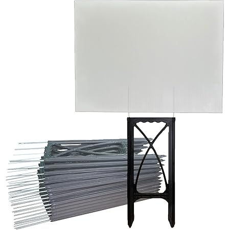 Amazon.com : Extreme Yard Sign Stakes 50 Pack : Patio, Lawn & Garden