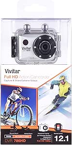 Amazon.com : Vivitar DVR786HD-SIL DVR 786HD ActionCam, Silver : Electronics