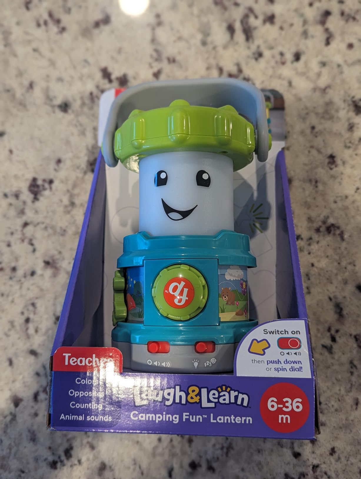 Amazon.com: Fisher-Price Laugh & Learn Baby Learning Toy, Camping Fun ...