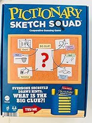 Amazon.com: Mattel Games Pictionary Sketch Squad Cooperative Party Game ...