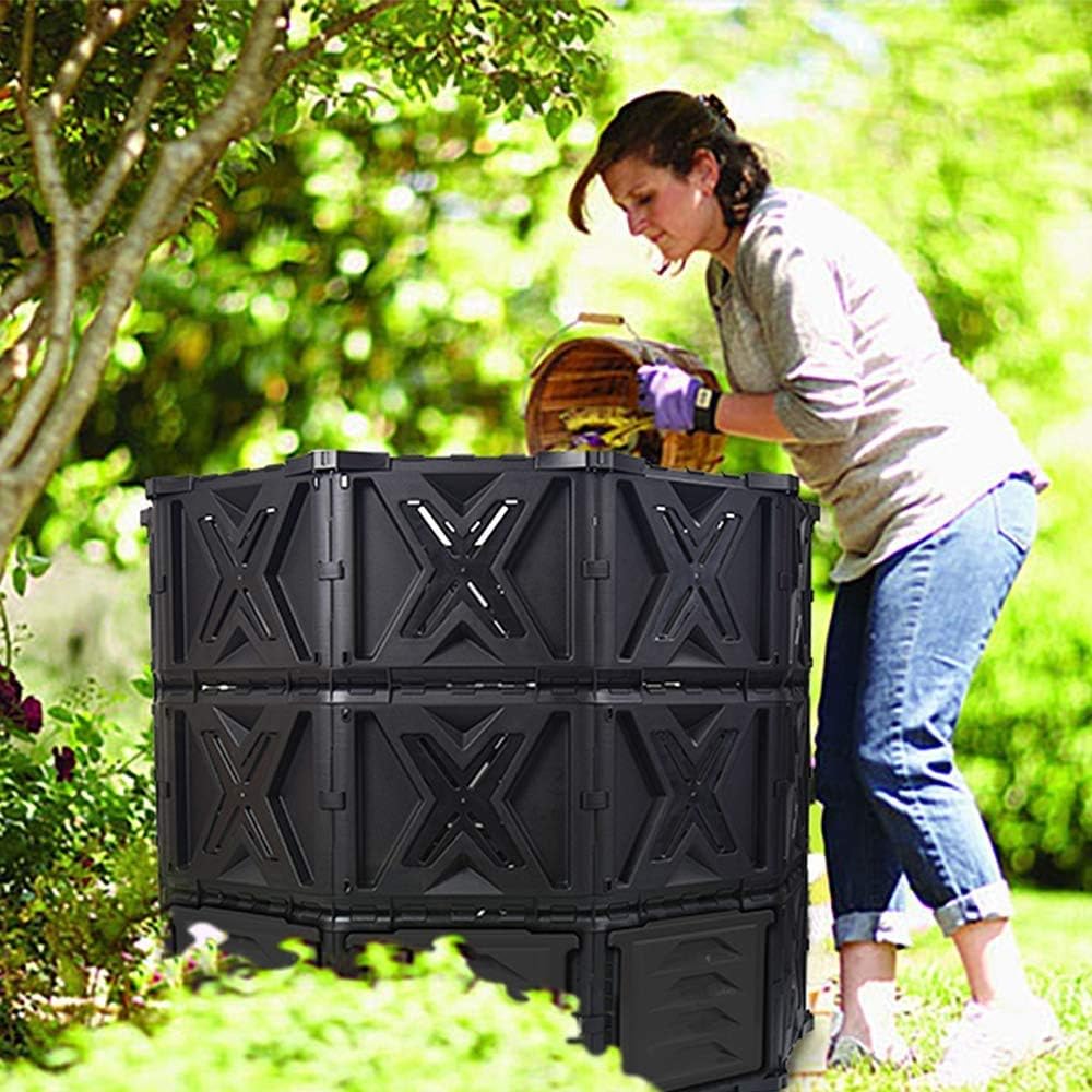 Amazon.com: Yard Waste Compost Fence, Farm Compost Bin, Outdoor Compost ...