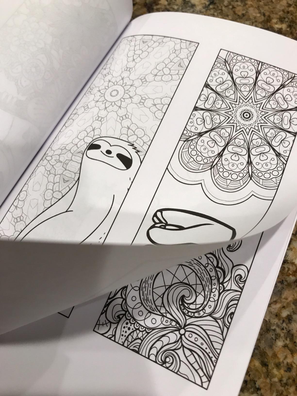 30 Sloths to Color DIY Bookmarks: Happy Sloth Coloring Bookmarks: V ...