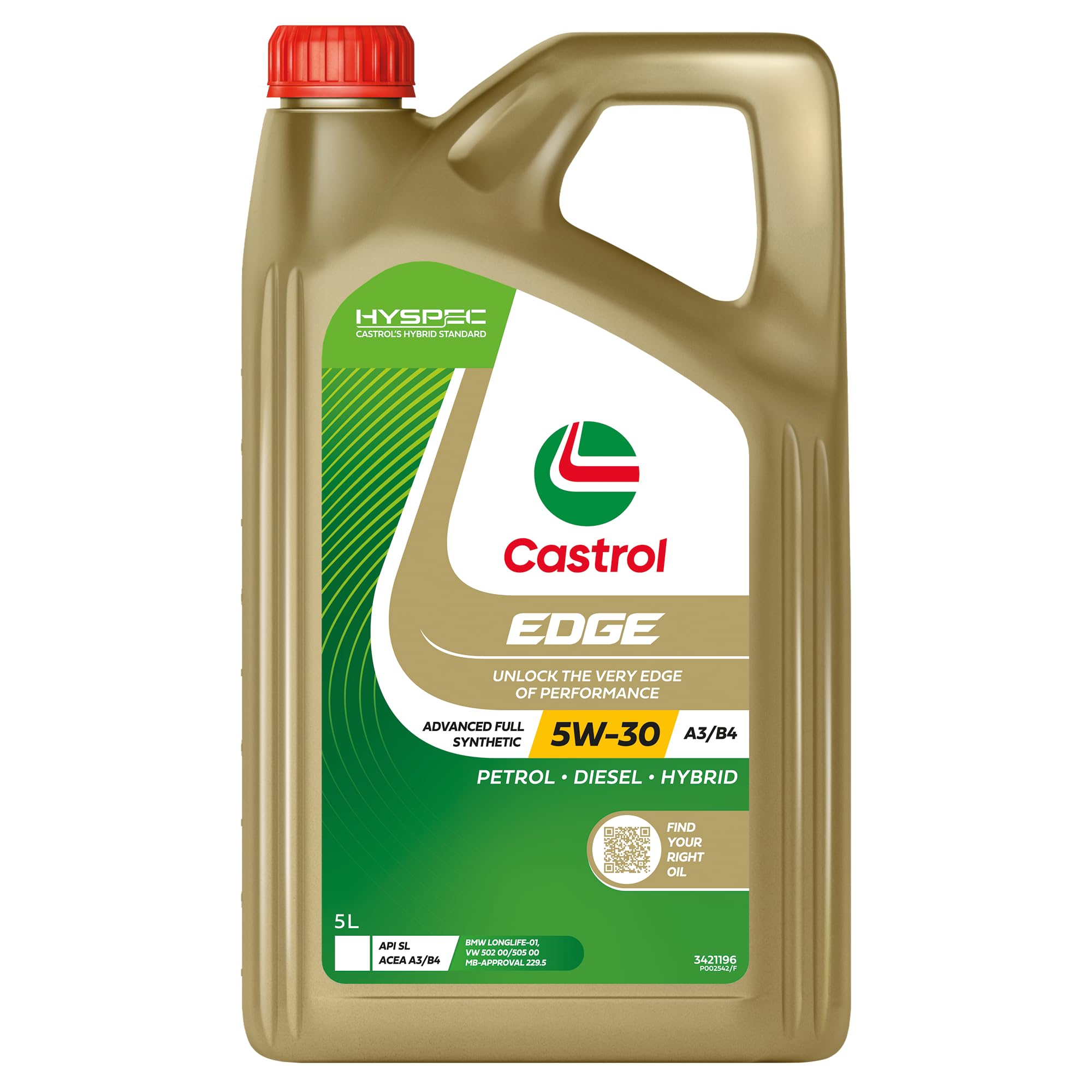 Castrol Edge 5W-30 A3/B4 Engine Oil 5 Litre: Automotive: Amazon.com.au
