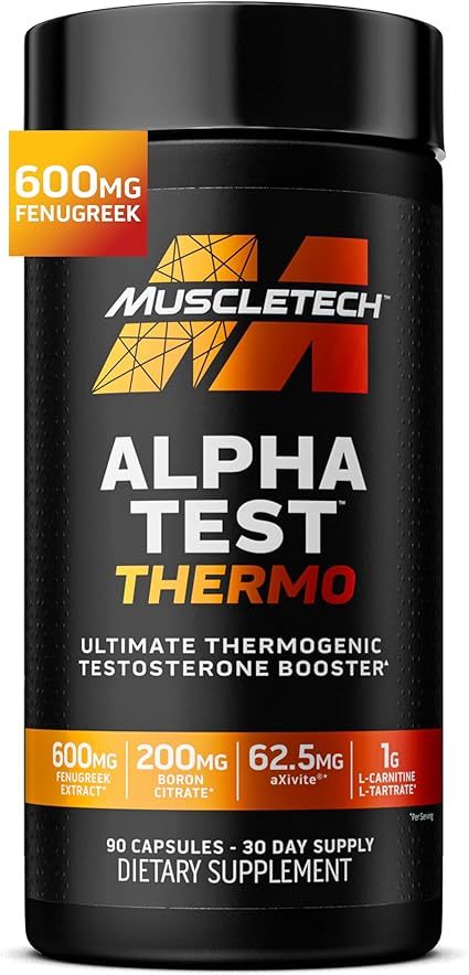 Amazon.com: MuscleTech Thermogenic Testosterone Booster for Men ...
