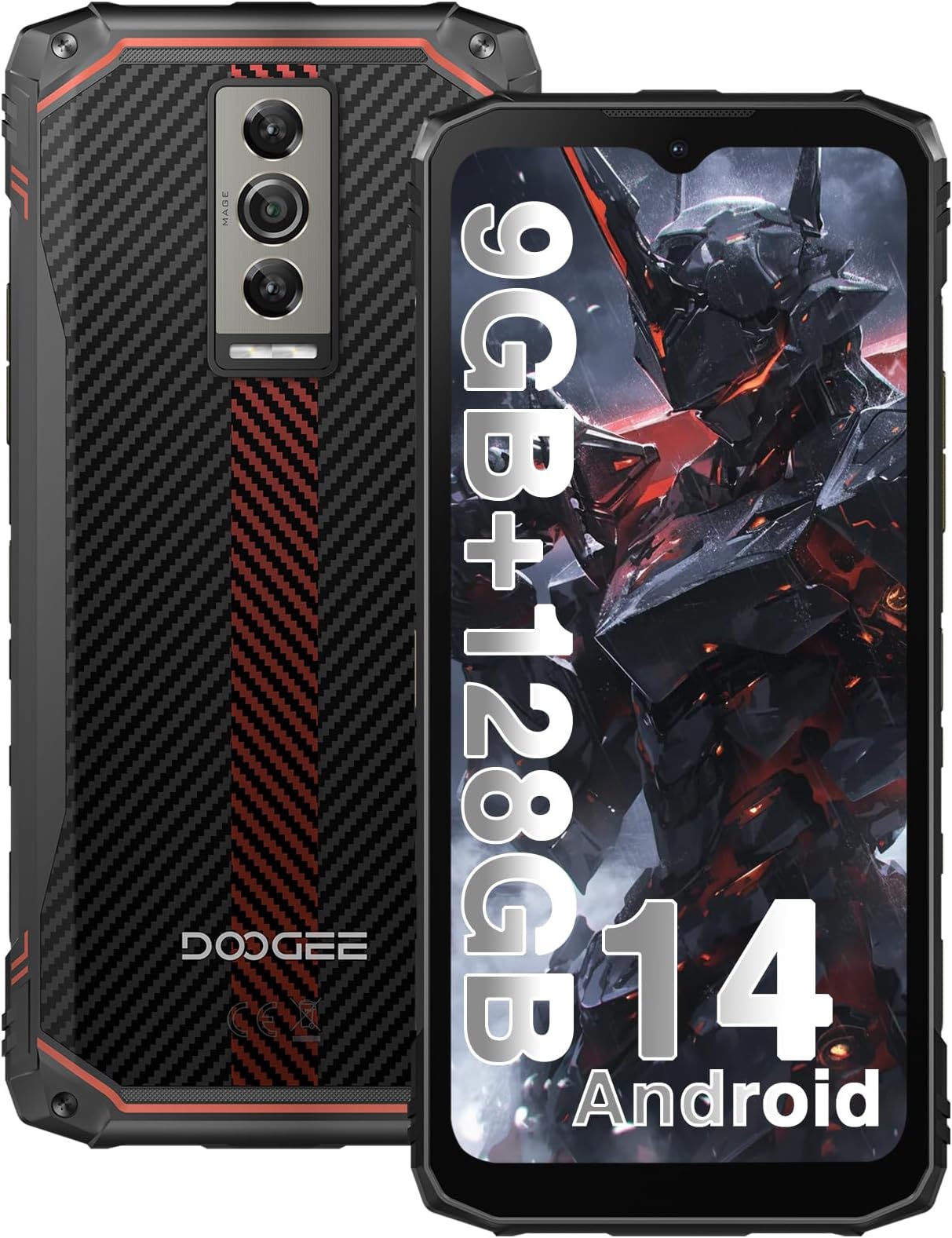Amazon.com: DOOGEE Blade 10 Ultra Rugged Smartphone, 20GB RAM+256GB ROM ...