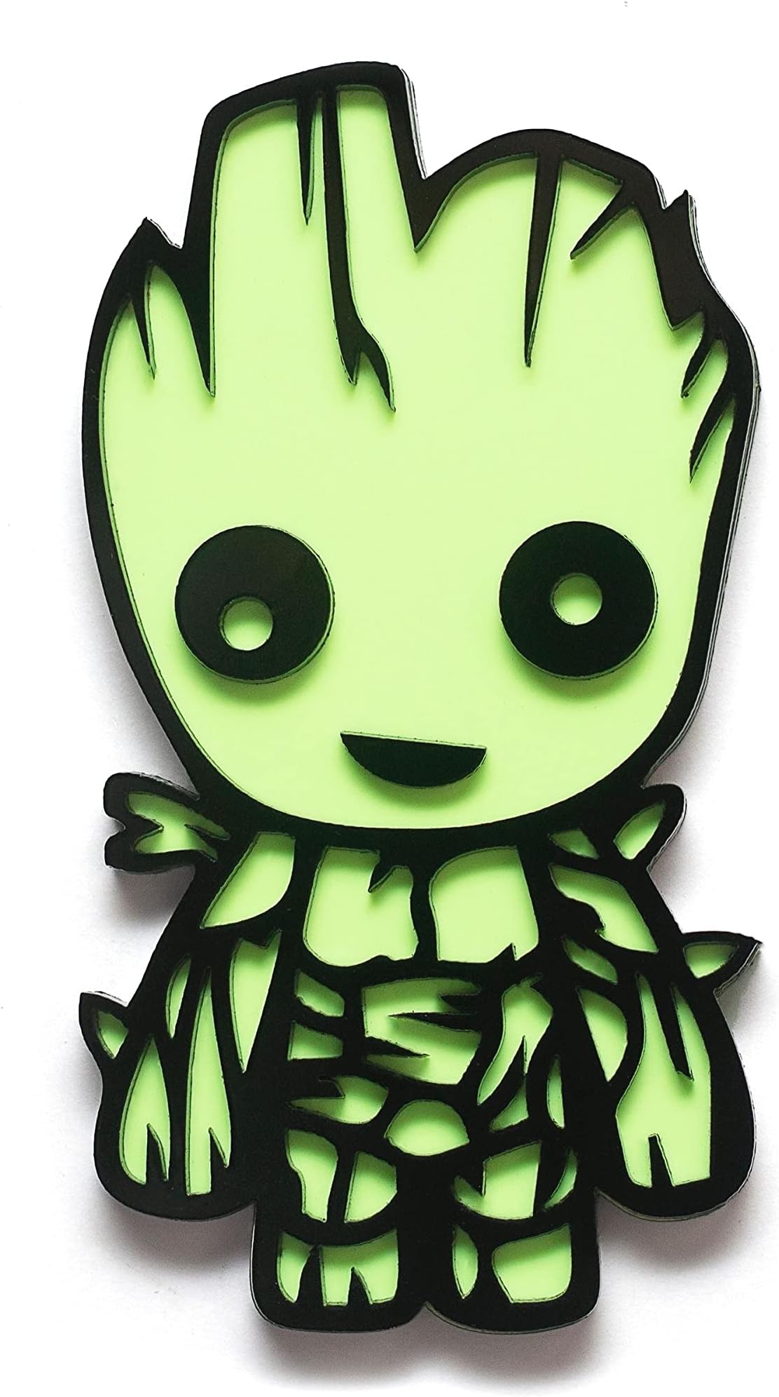 The Logo Man Groot Radium Sticker Car Bike Logo Decal Emblem : Amazon ...