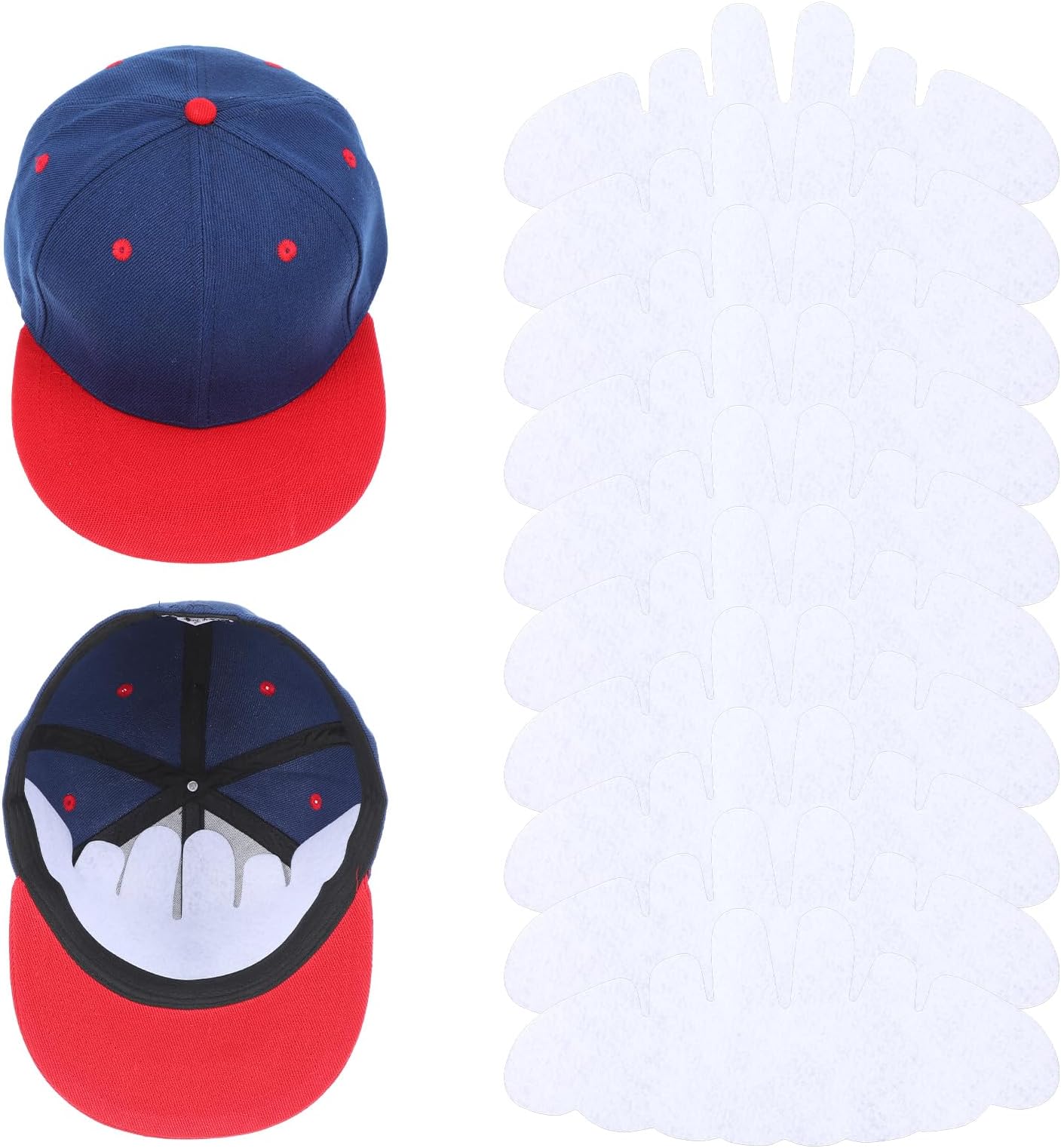 Amazon.com: 5 Pcs Black Baseball Caps Inserts Shapers Flexible Washable ...