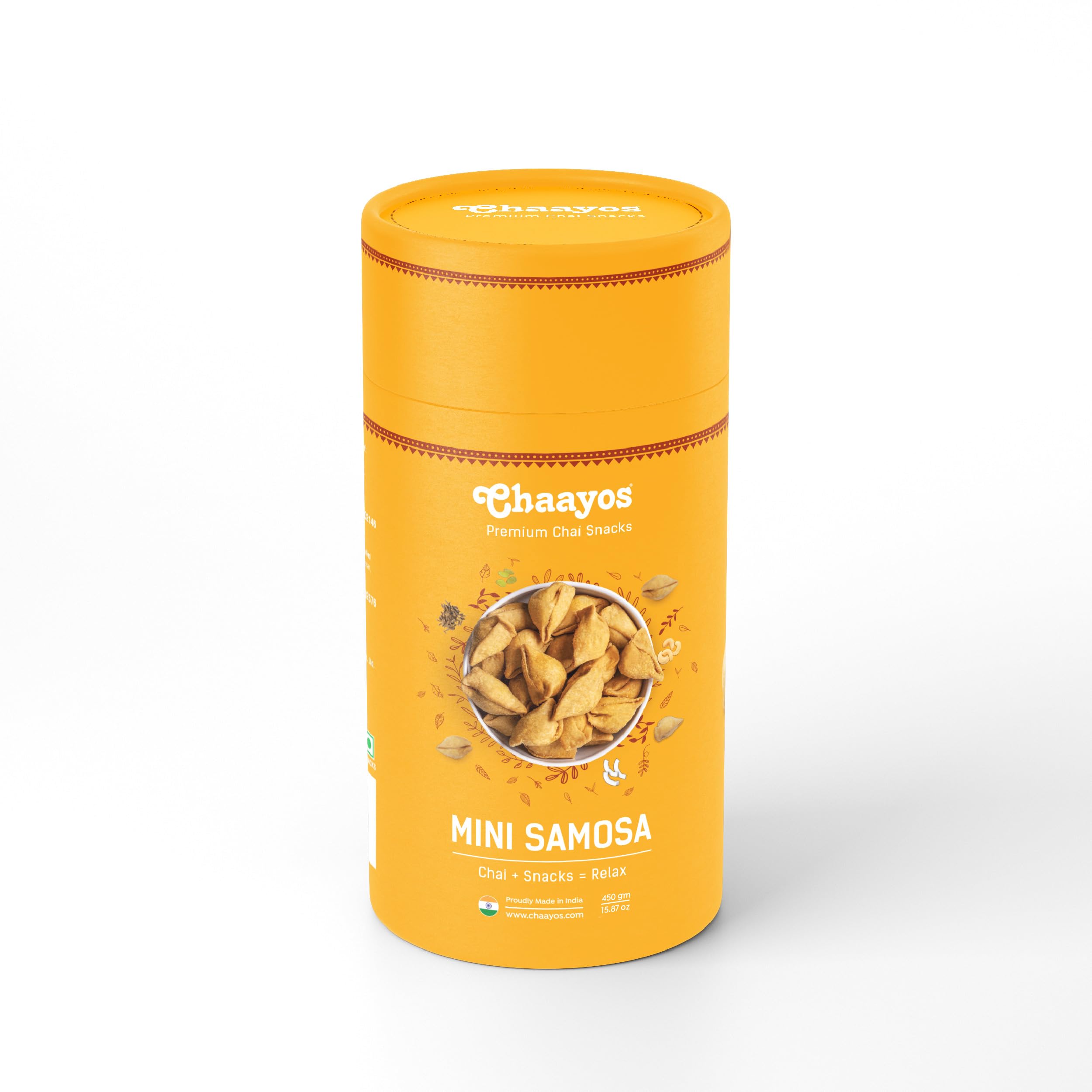 Chaayos Mini Samosas 450g Pack Chai Time Snack Ready To | Desertcart QATAR