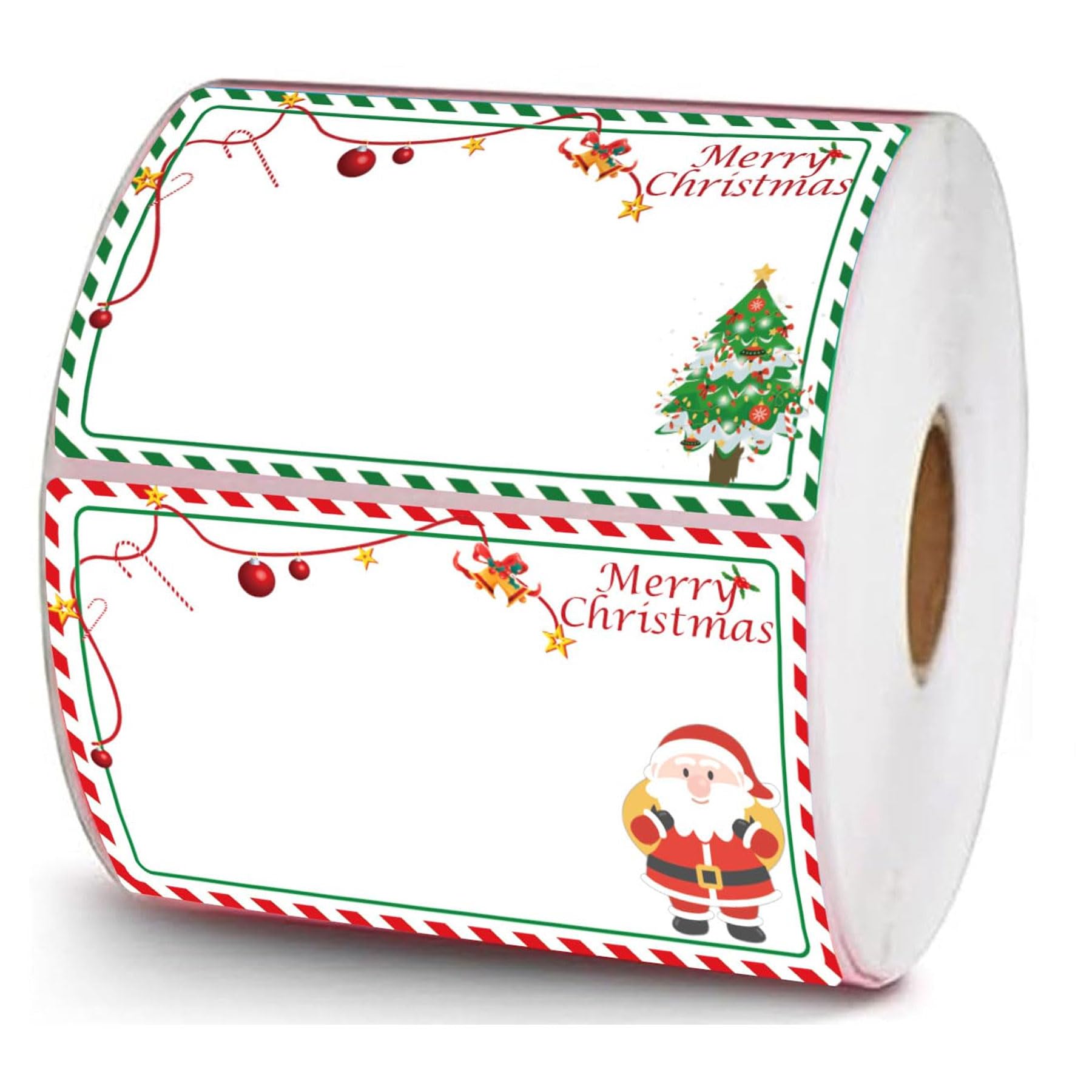 Snapklik.com : Merry Christmas Direct Thermal Labels Stickers ...