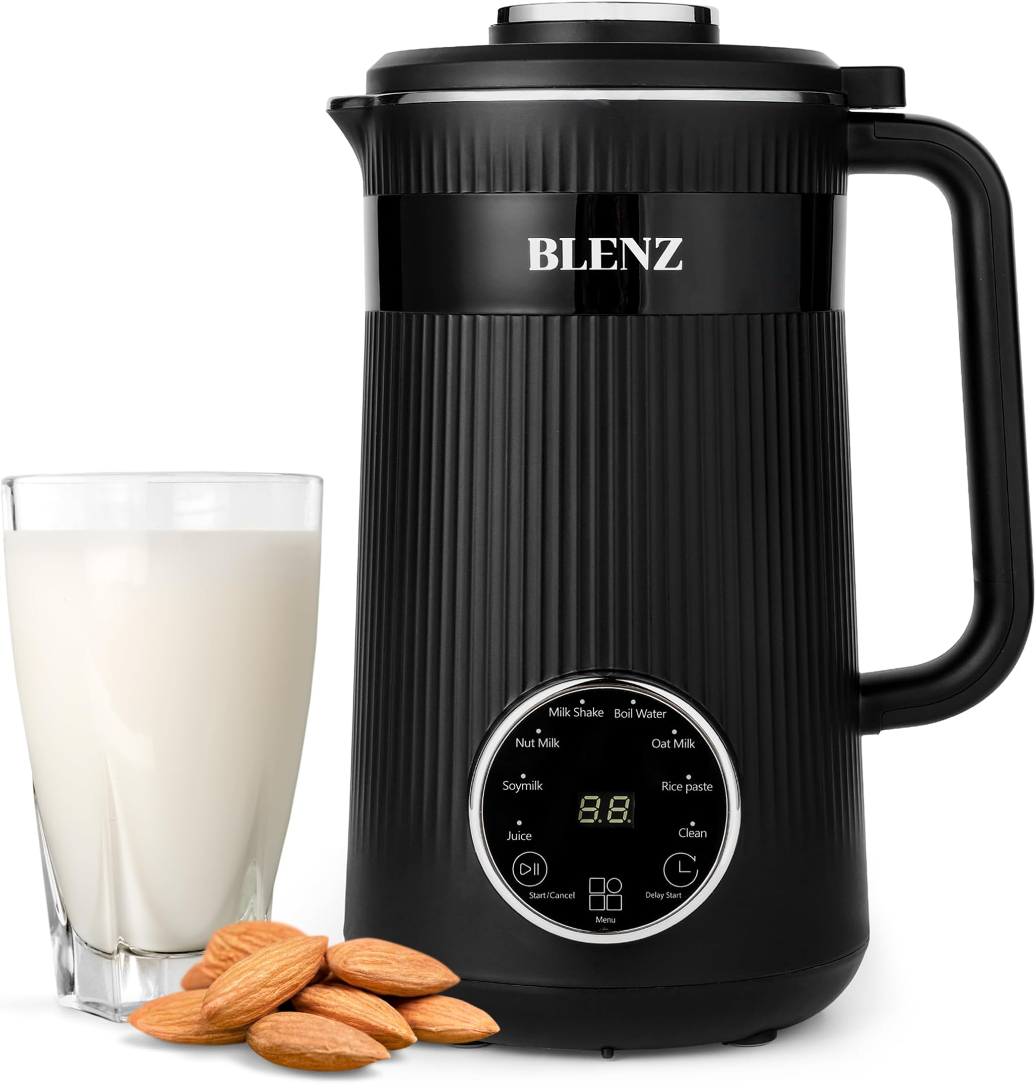 Amazon.com: BLENZ 8 in 1 Nut Milk Maker Machine, 32oz Homemade Almond ...