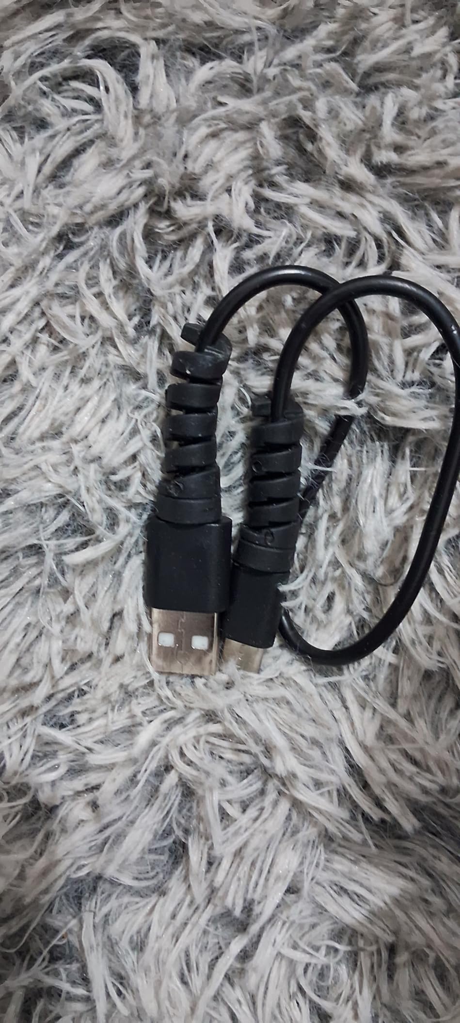 20 Pcs Silicone Phone Charger Protectors, Spiral USB Cable Charger ...