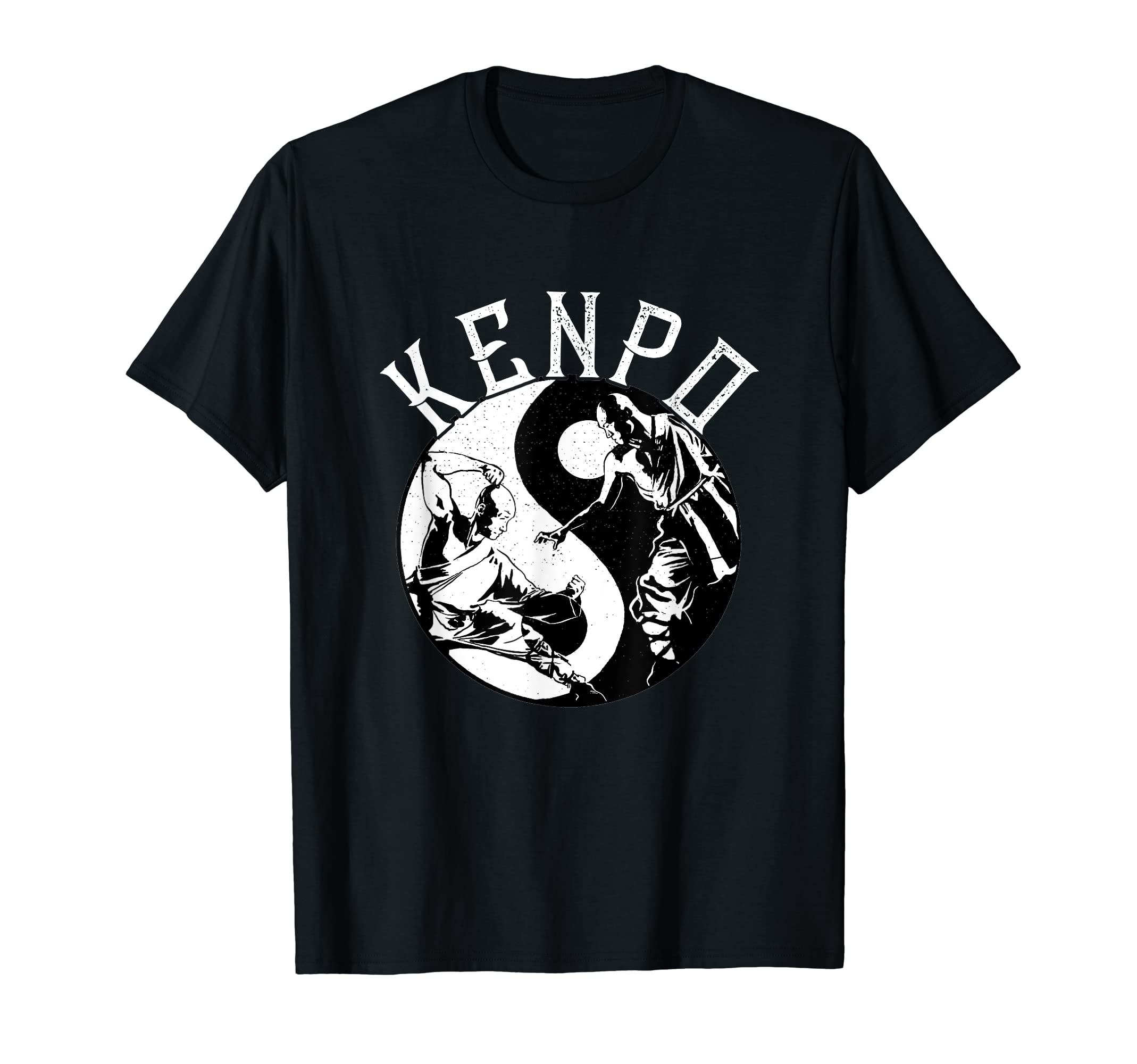 Amazon.com: Kenpo Yin Yang Martial Arts Japanese Kempo Fighter Karate T ...