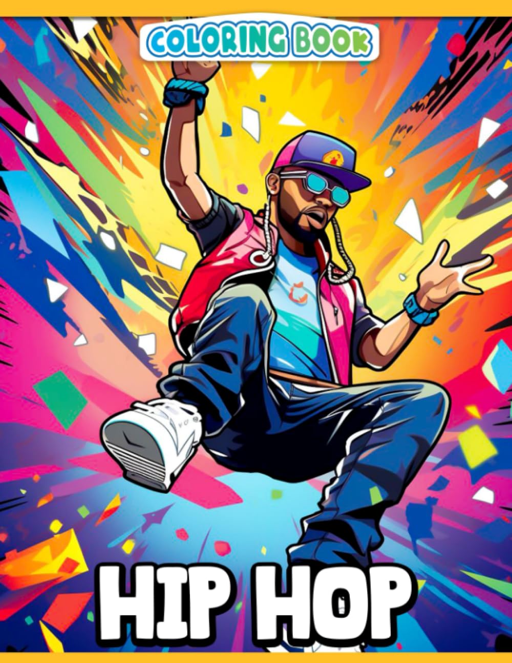 Hip Hop Coloring Book: Greatest Rappers Collection With Creative And ...