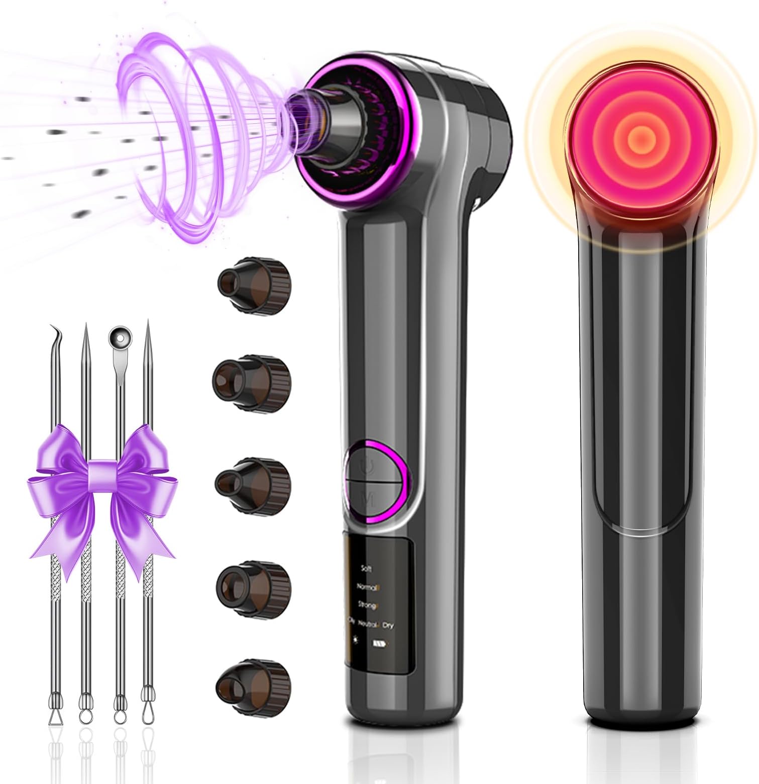 Amazon.com: BHMVASE Blackhead Remover Pore Vacuum Kit, Face Suction ...