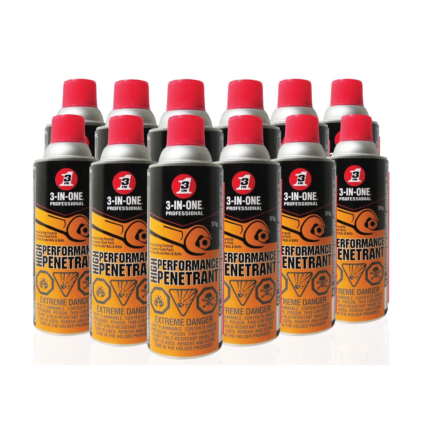 3-IN-ONE Professional High Performance Penetrant 311g | Safe for use on ...