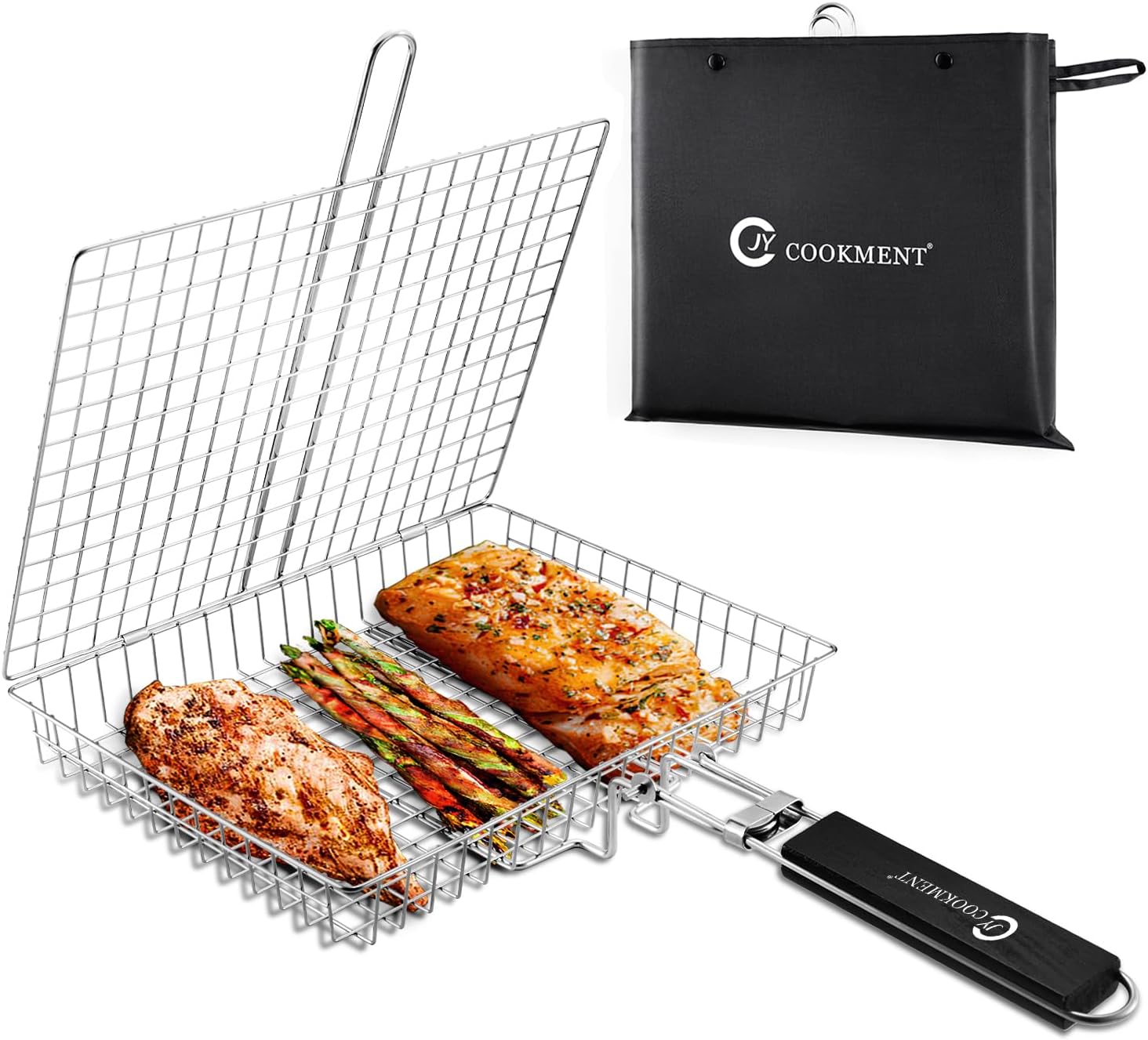 Amazon.com: Barbeque Basket, Portable BBQ Grilling Basket Stainless ...