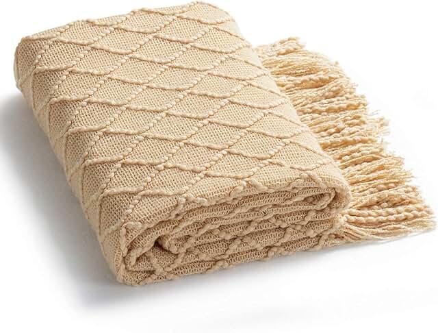 Amazon.com: camel colored throw blanket