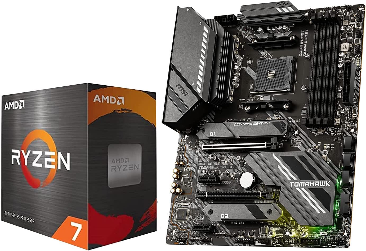 Amazon.com: INLAND Micro Center AMD Ryzen 7 5700X 8-Core 16-Thread ...