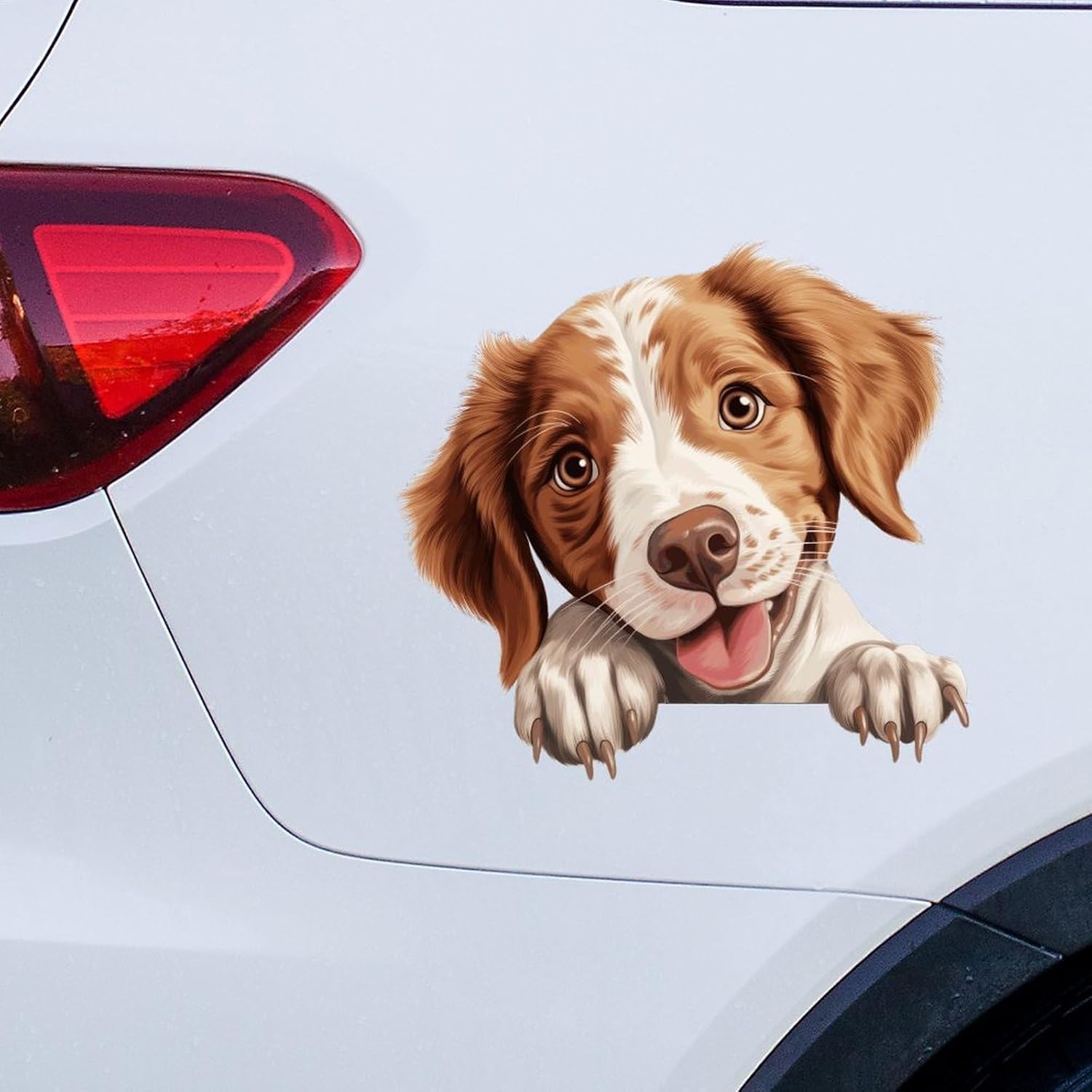 Amazon.com - Dog Trucks Stickers 3D Dog Car Sticker and Decal Brittany ...